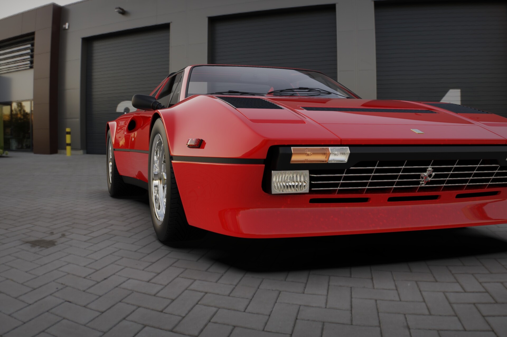 ArtStation - Ferrari 308 GTB