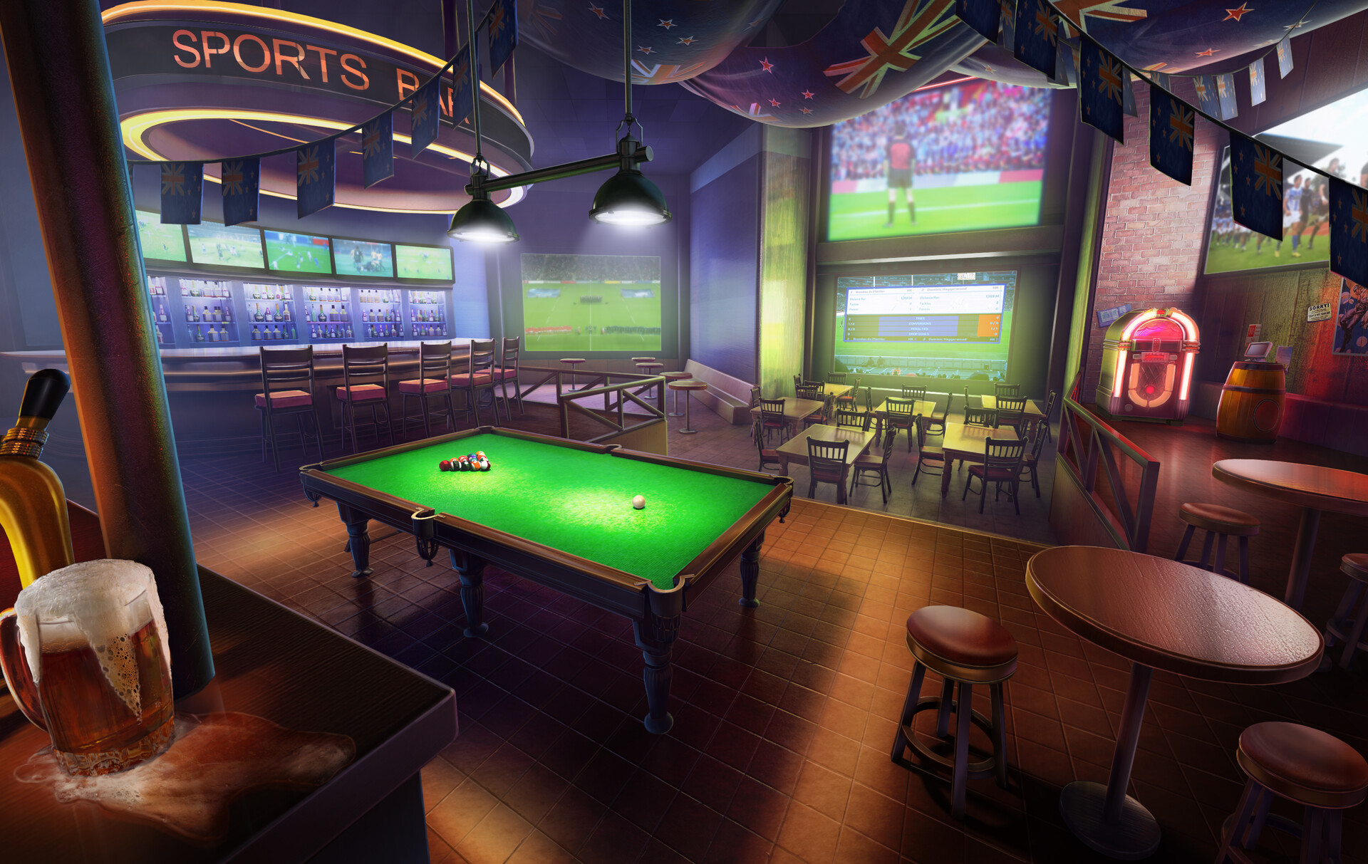 Ajit Jare - Backgrounds done for Criminal case Game