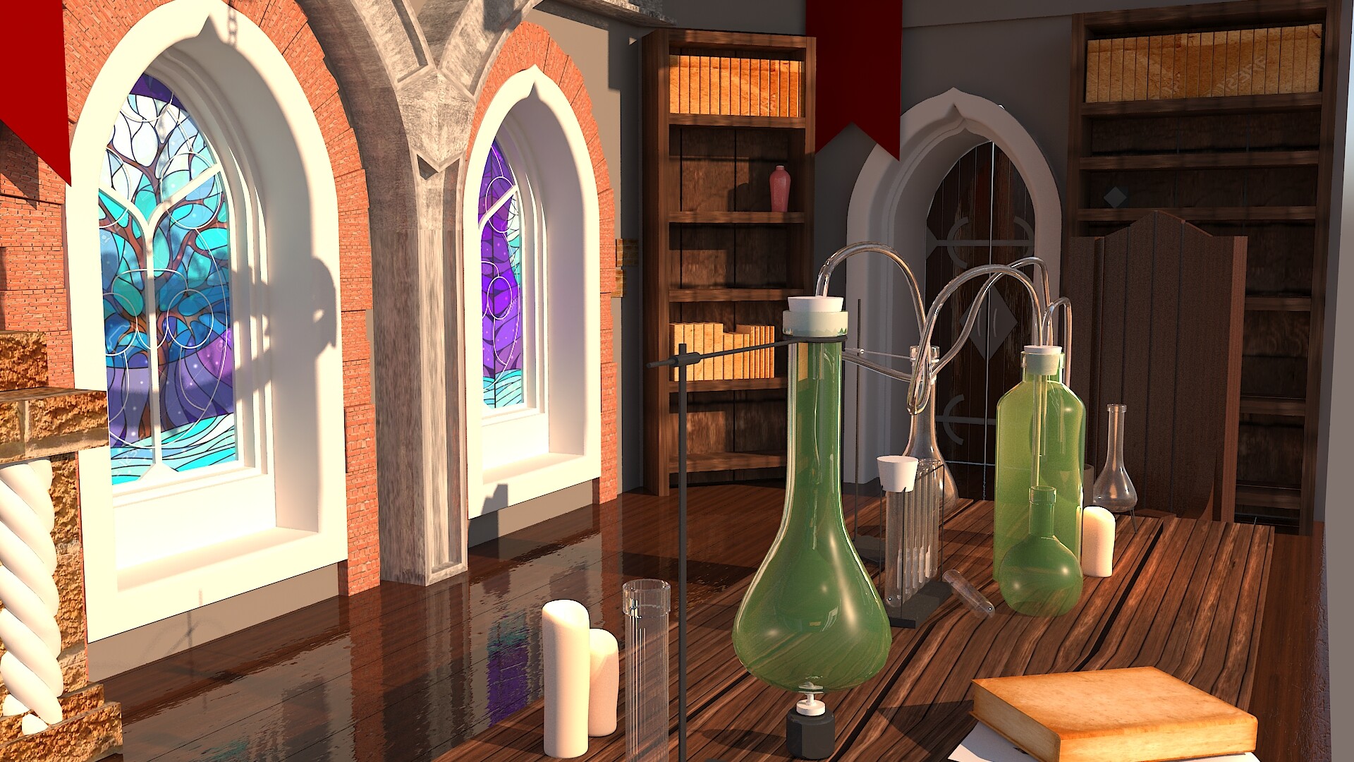 ArtStation - Illumination & Texture Proyect | Alquimist Room