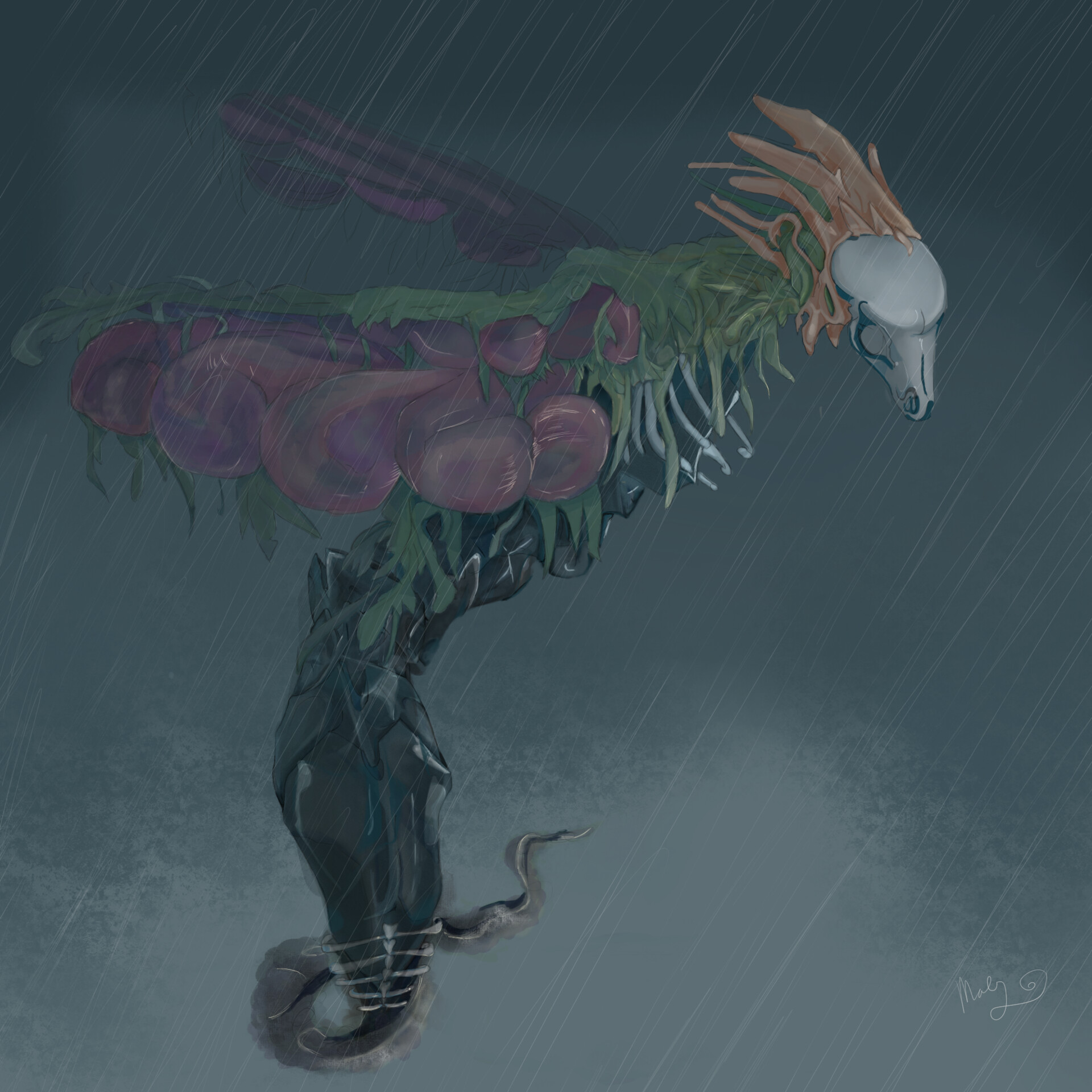 ArtStation - Undead Swamp Dragon-Fly