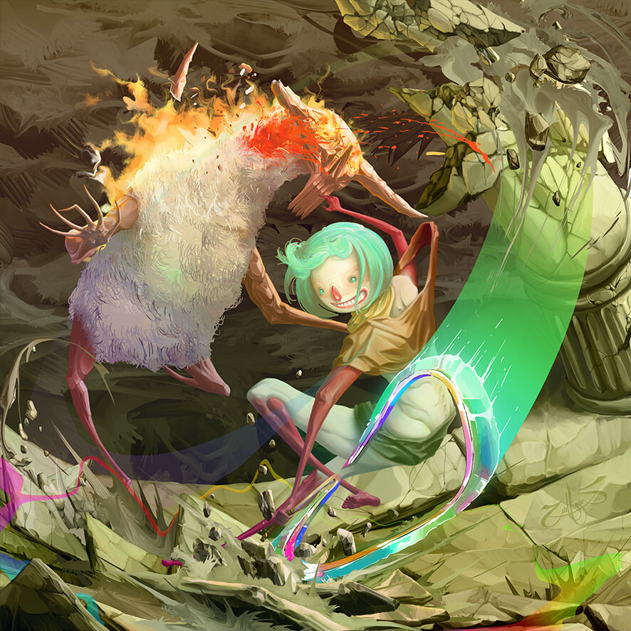 ArtStation - sheep demon