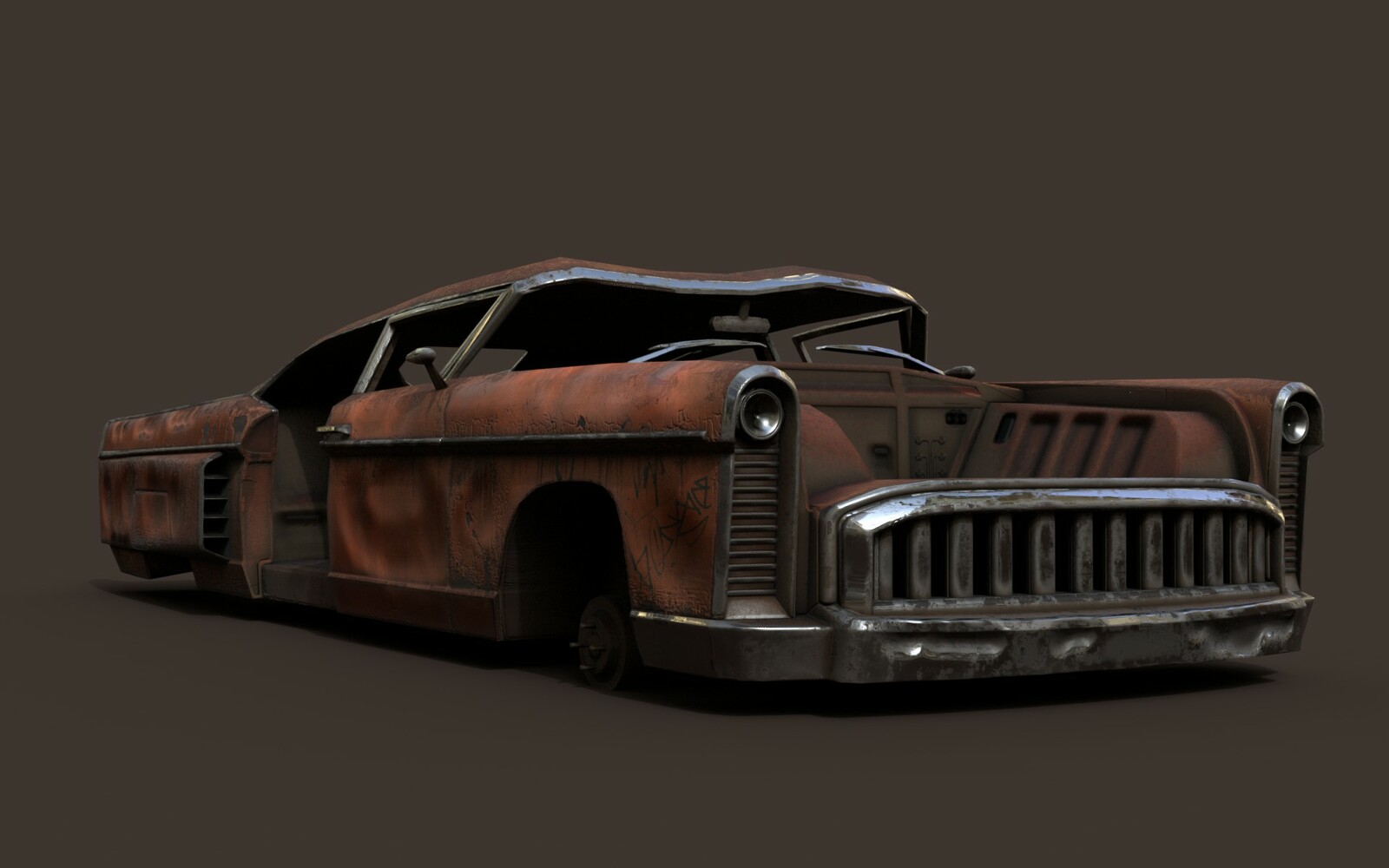 Renafox3D - Fallout 4: New Vegas - Corvega Sedan