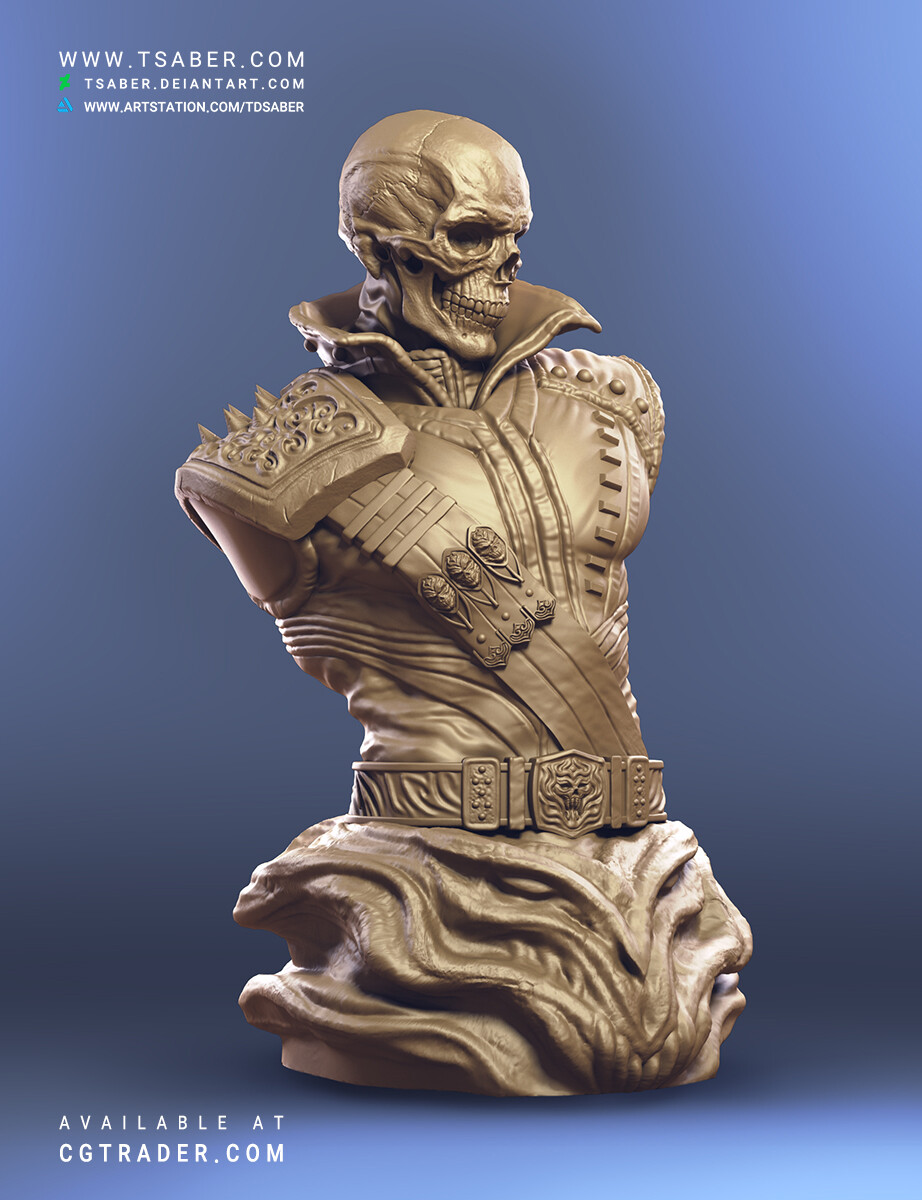 Taregh Saber - Ghost Rider Bust