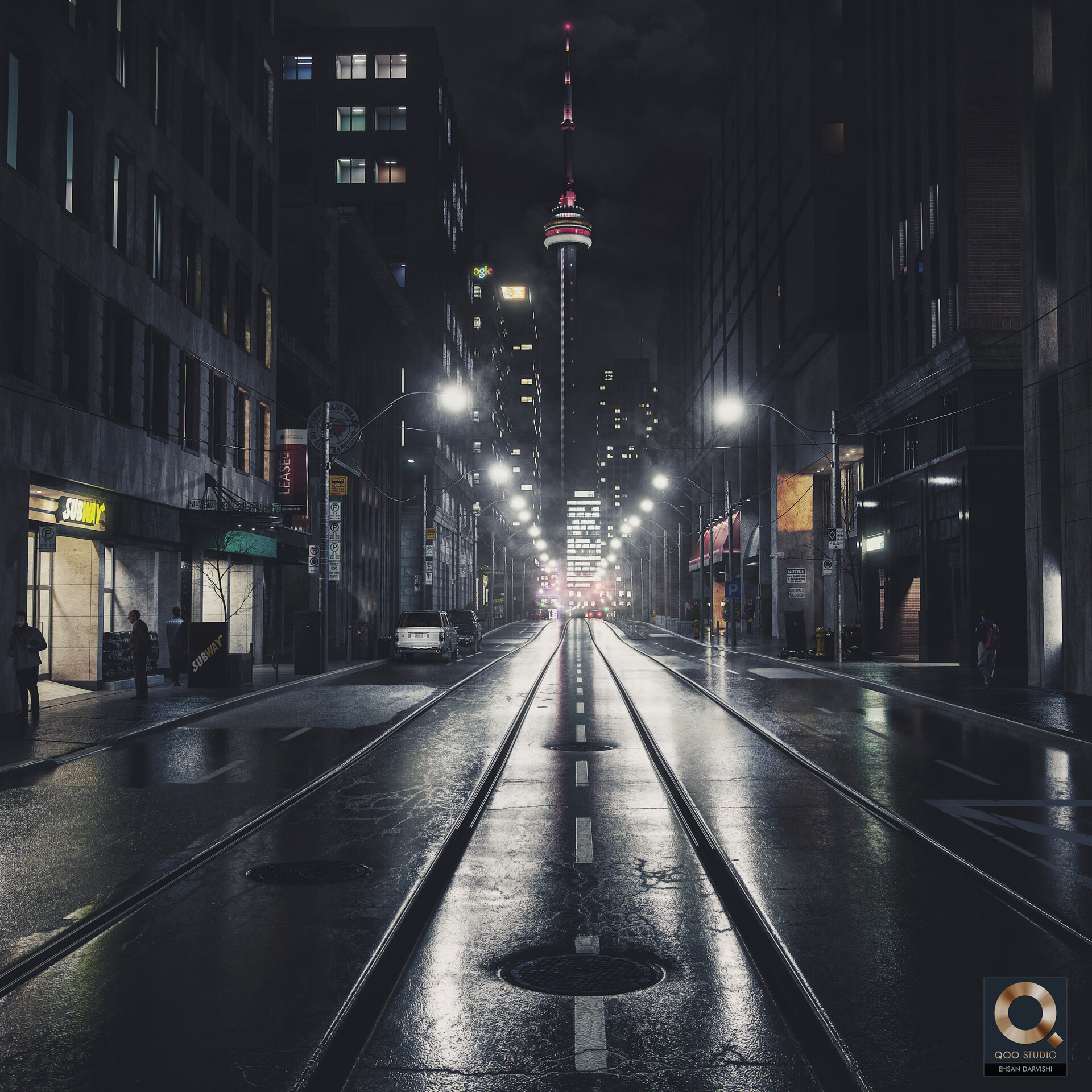 ArtStation - Rainy Night