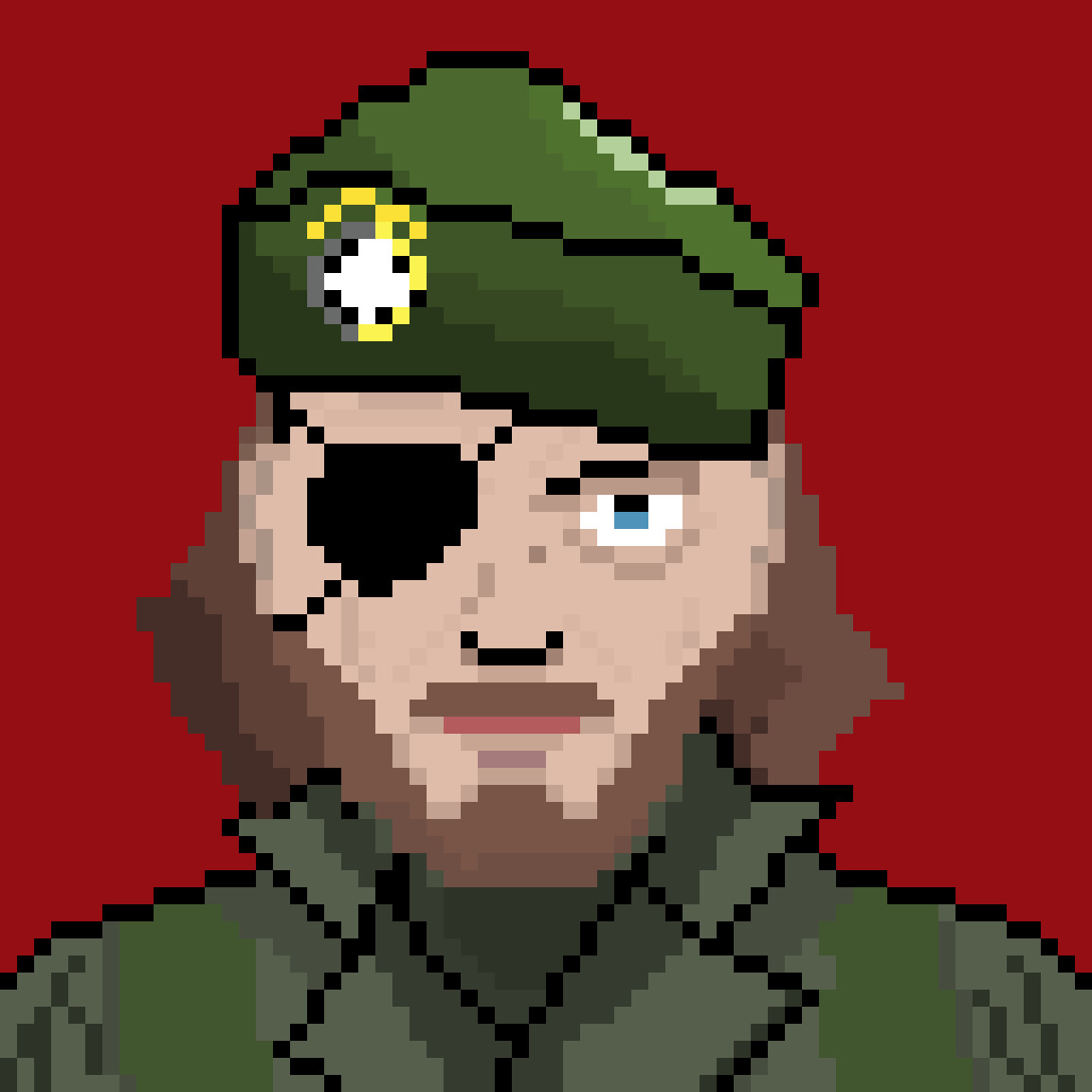 Face Solid Snake Sprite