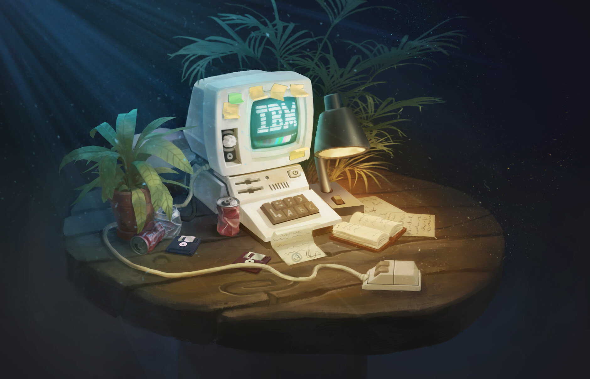 ArtStation - Old computer