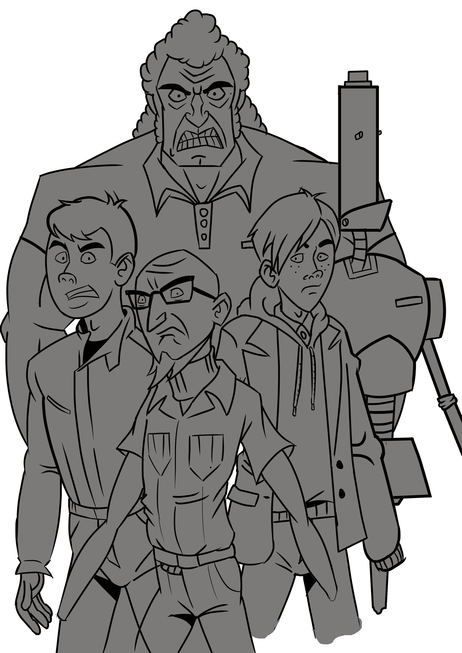 venture bros coloring pages