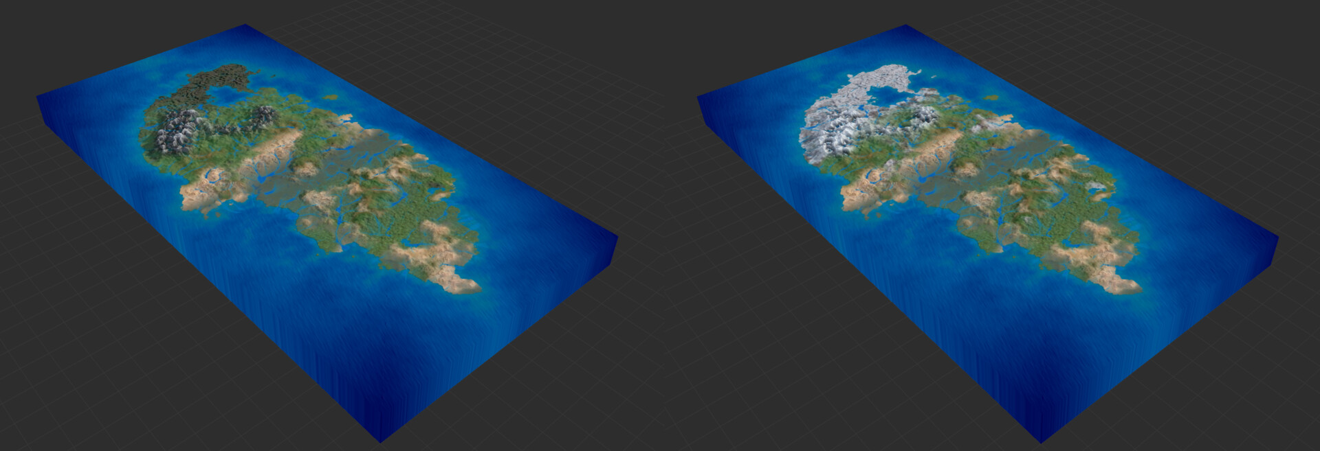Nathaniel Reid - Multi-biome Continental Procedural Generation
