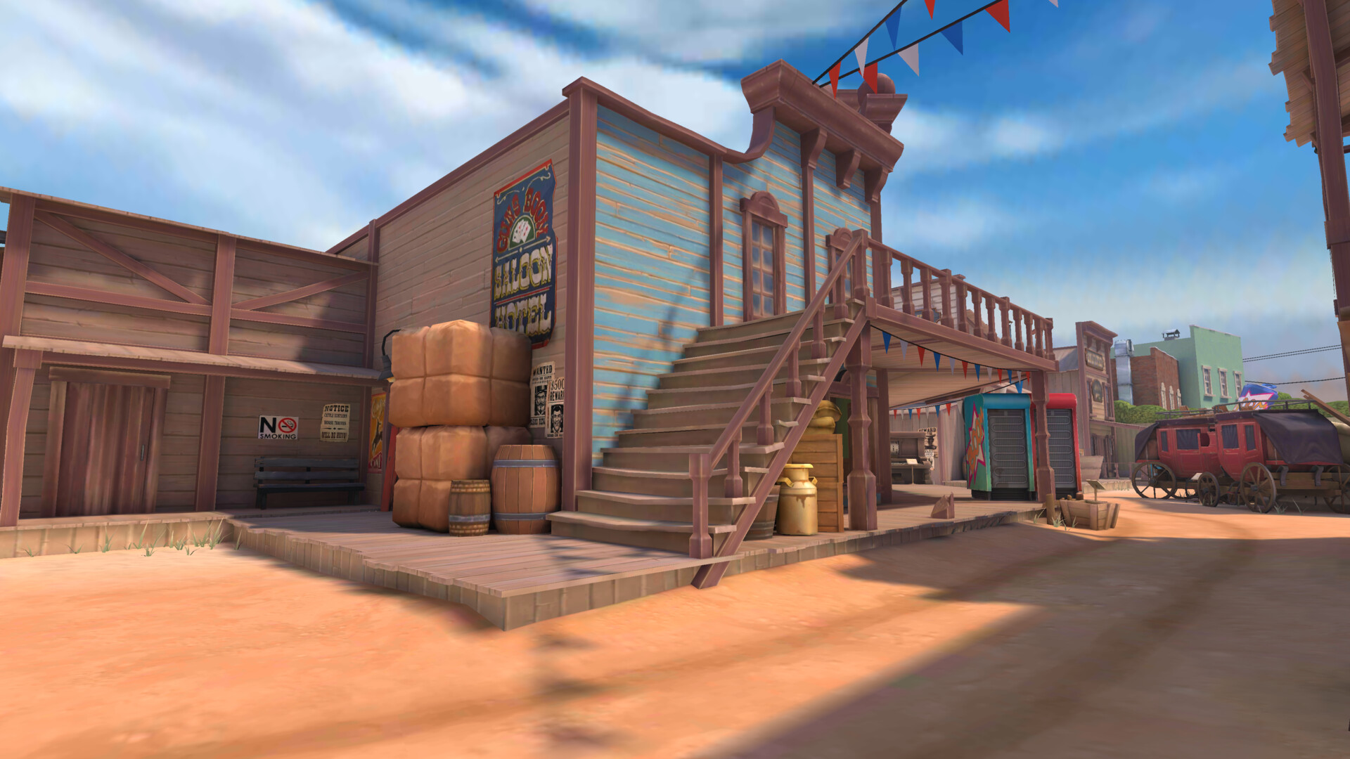 Alexey Migulev - Guns of Boom. Saloon. Level Design.