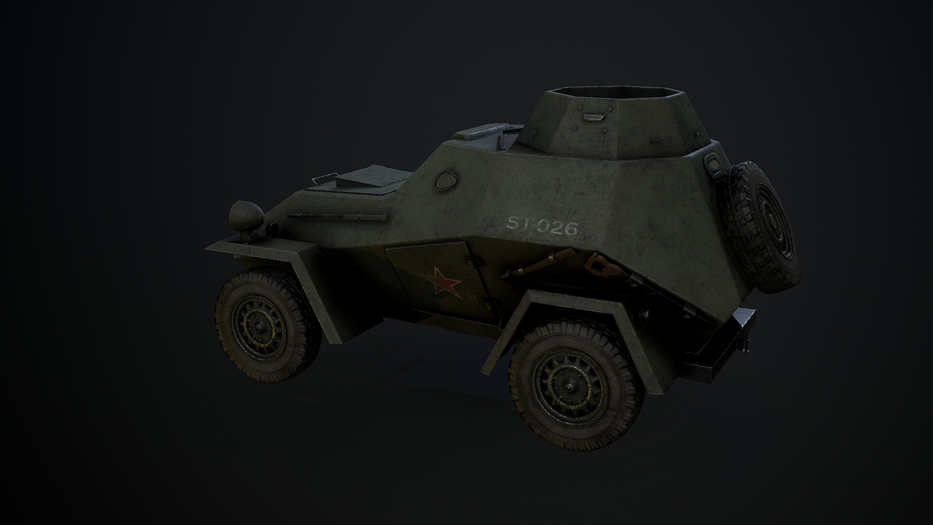 ArtStation - BA-64 Military Vehicle