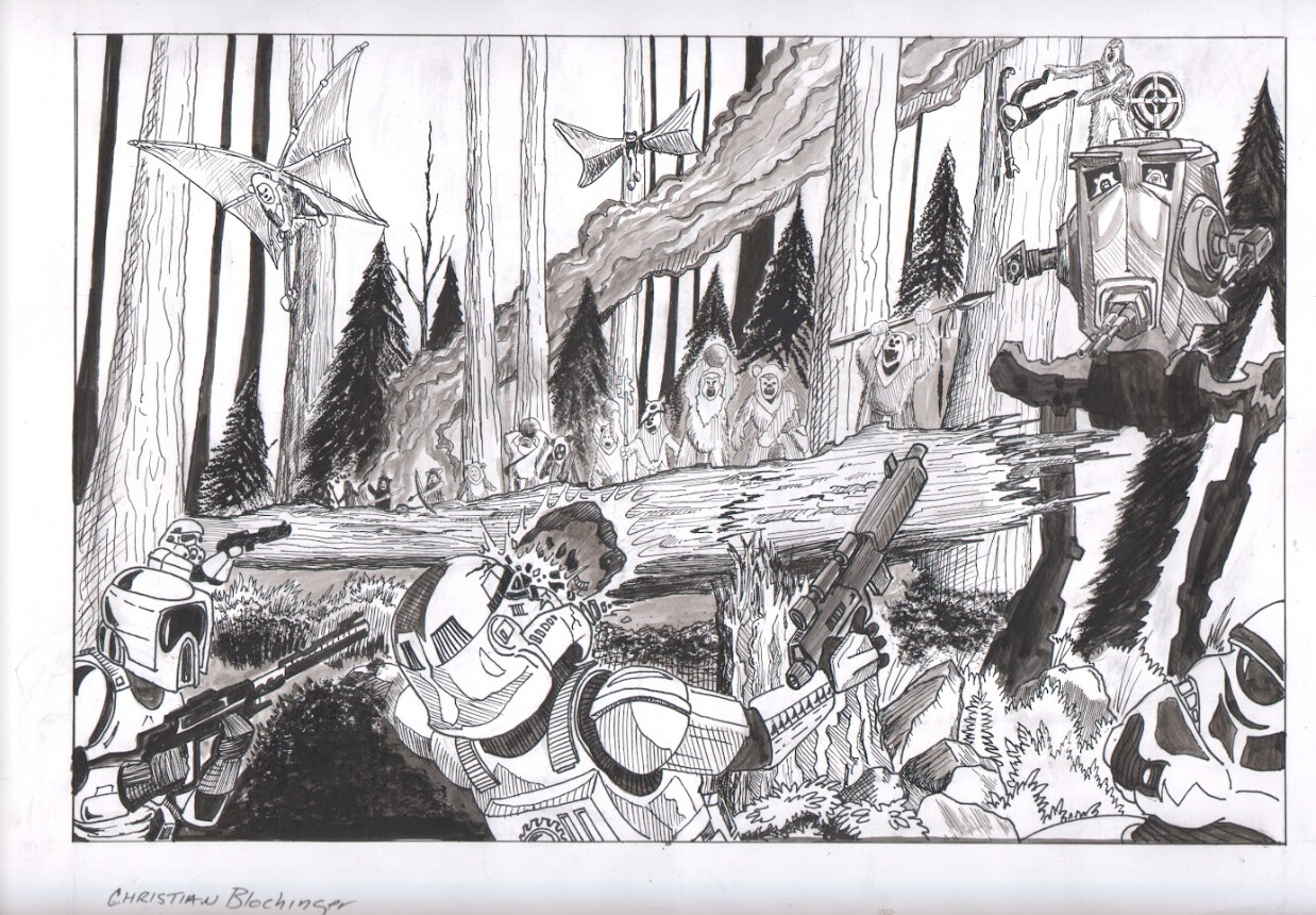 ArtStation - Battle of Endor