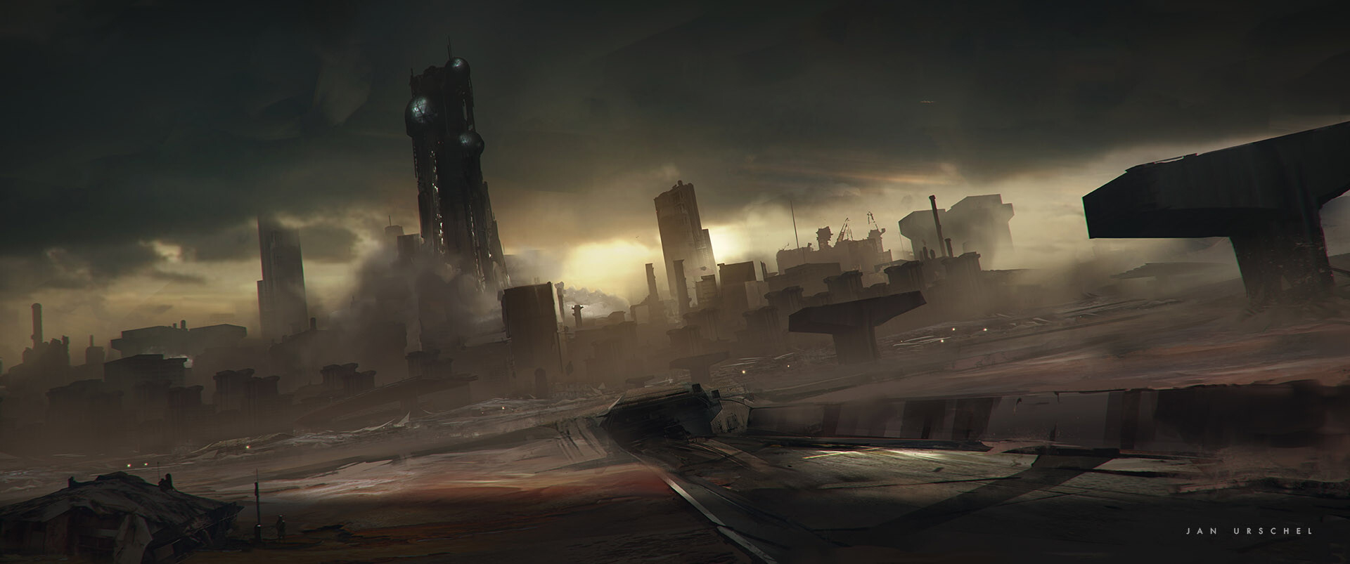 ArtStation - cancelled project - city approach