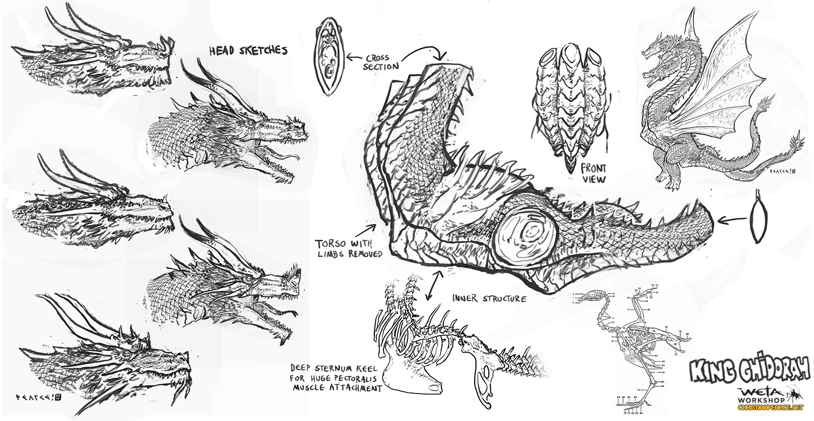 godzilla 2 concept art