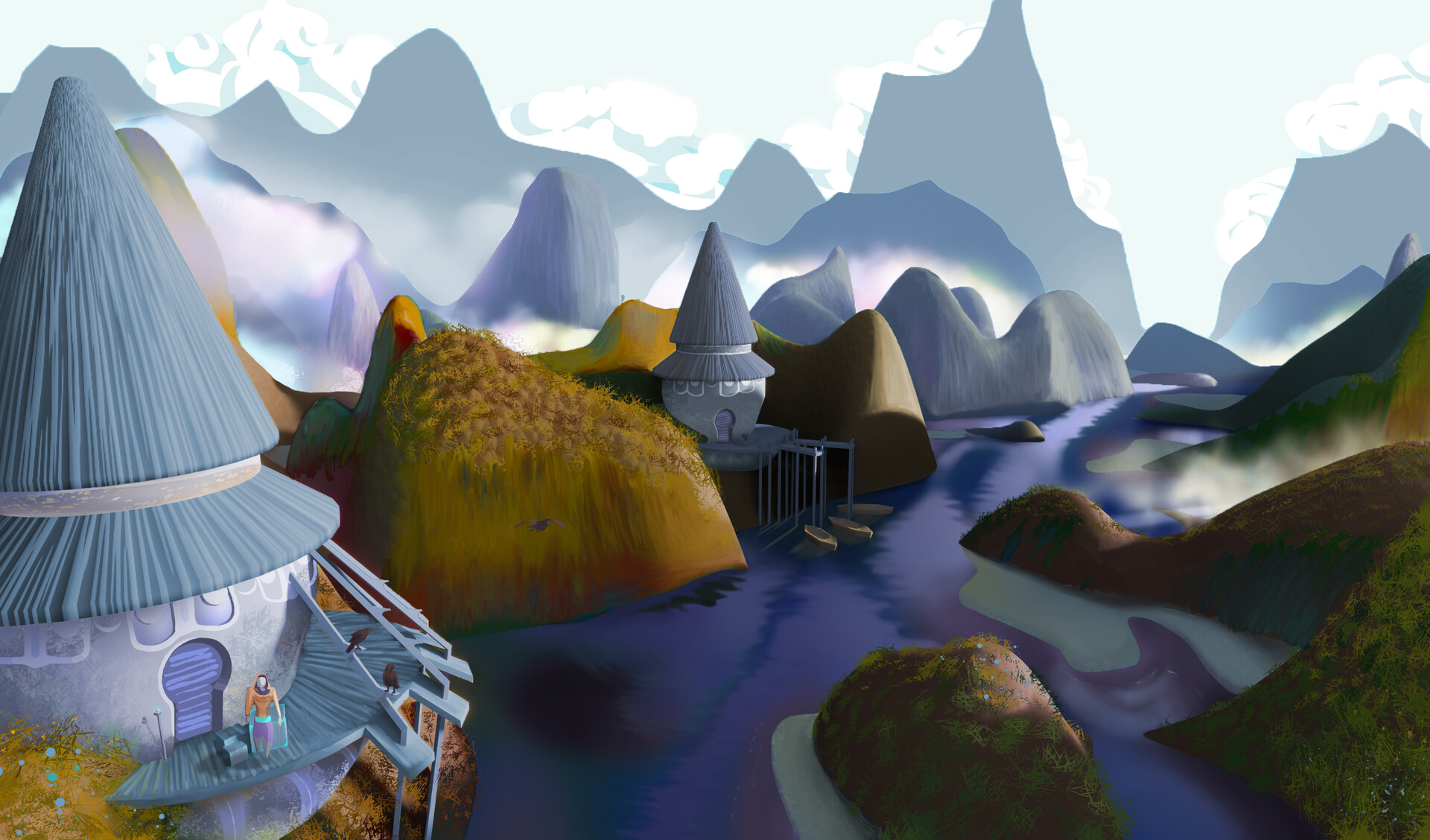 ArtStation - A lonely wizard