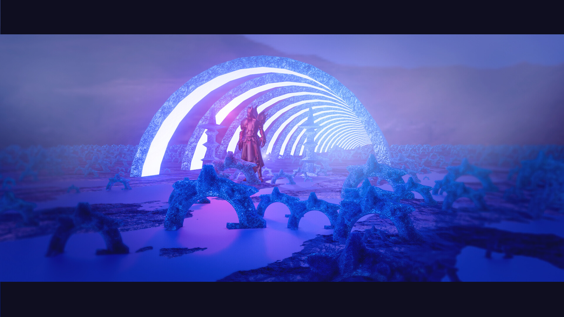 futuristic environment 3d