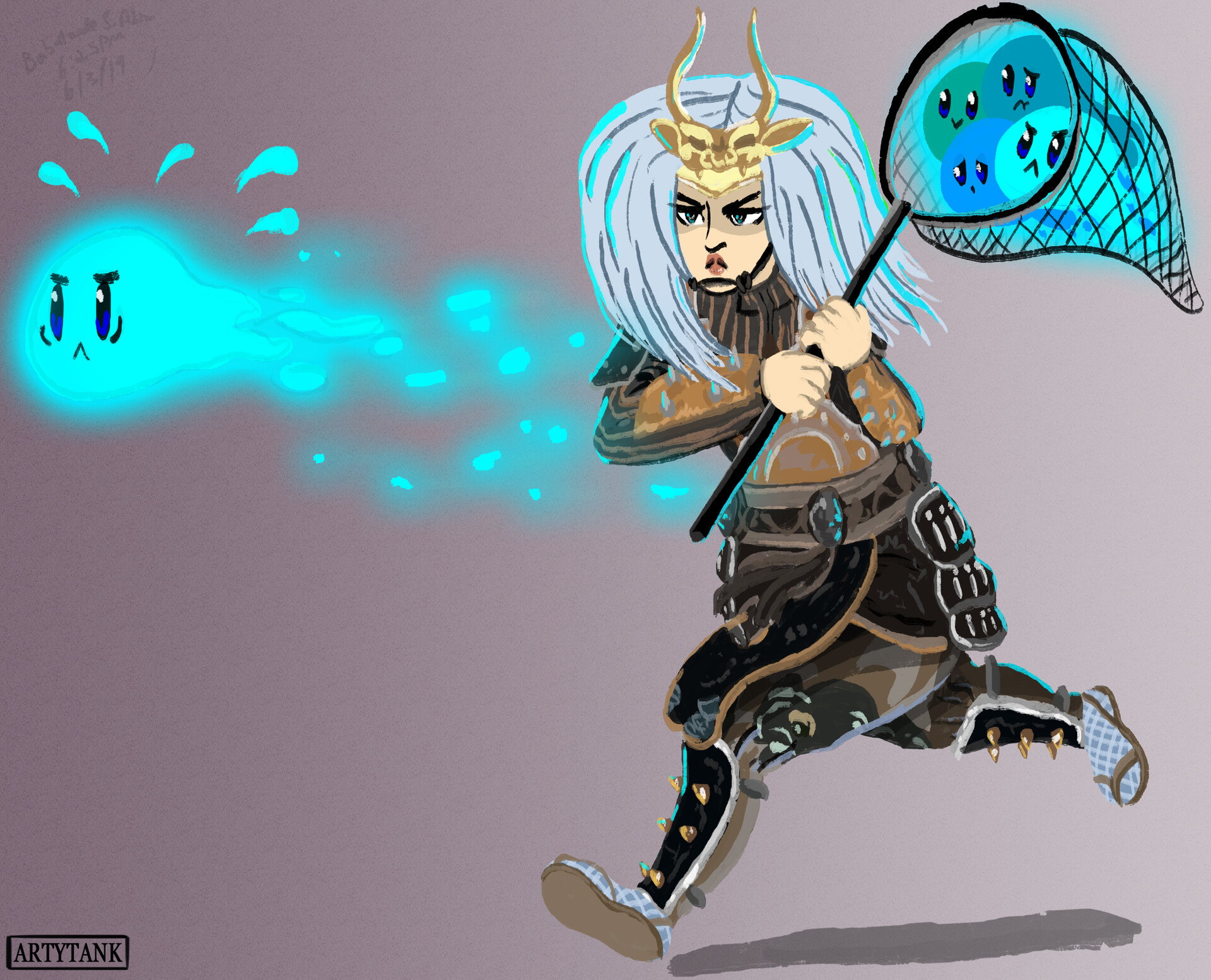 ArtStation - Sakura soul hunting.