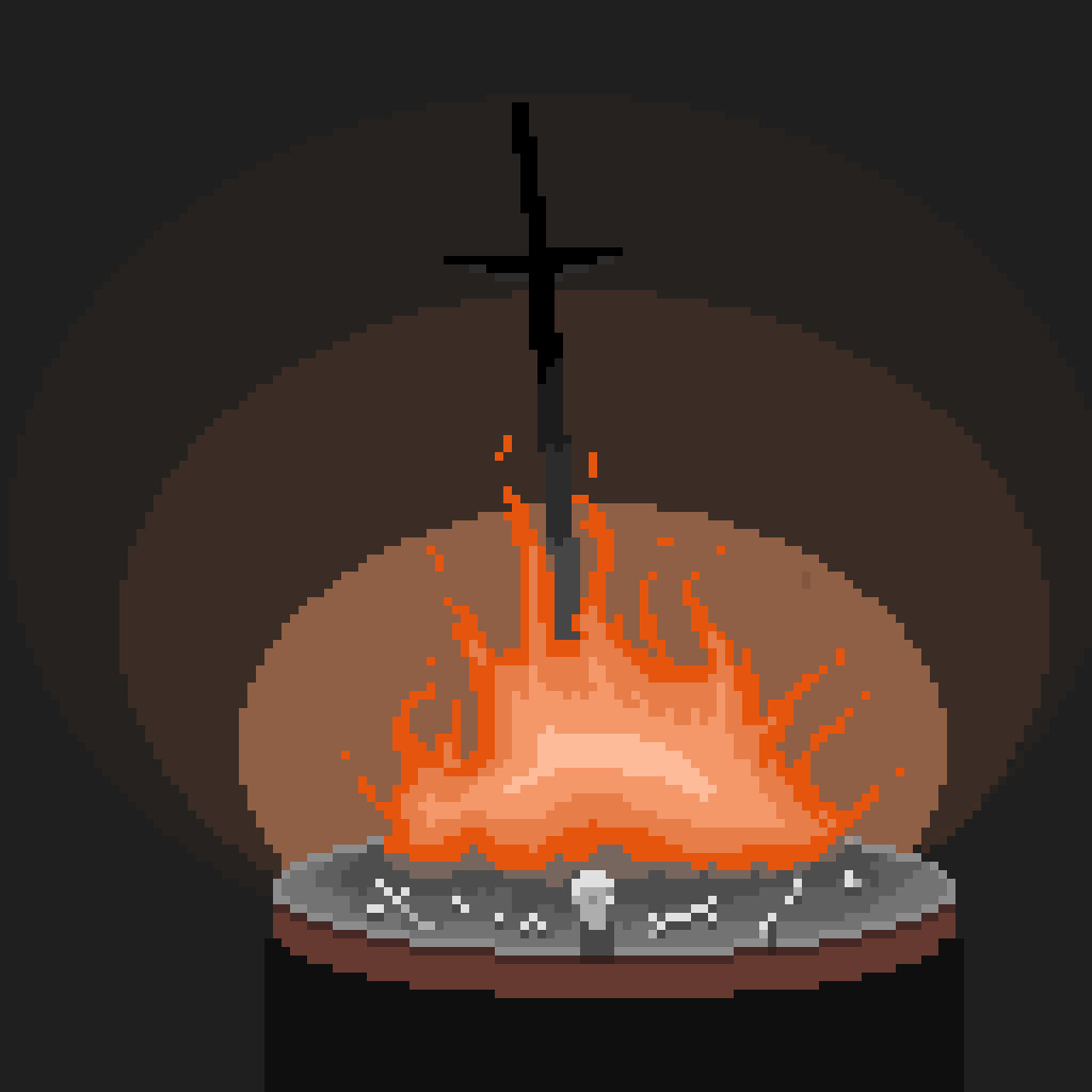 ArtStation - DarkSouls Bonfire