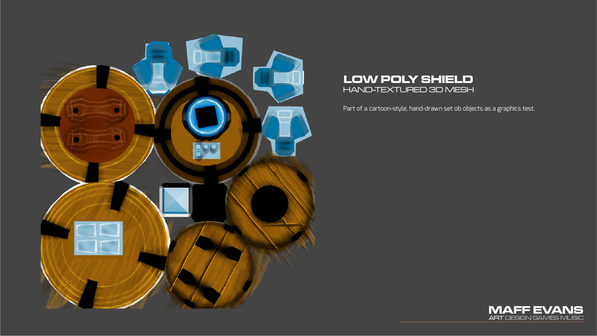 Maff Evans - Low-Poly Shield Prop