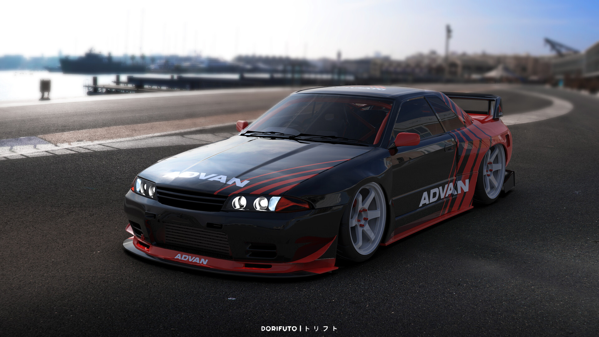 ArtStation - advan r32 racecar