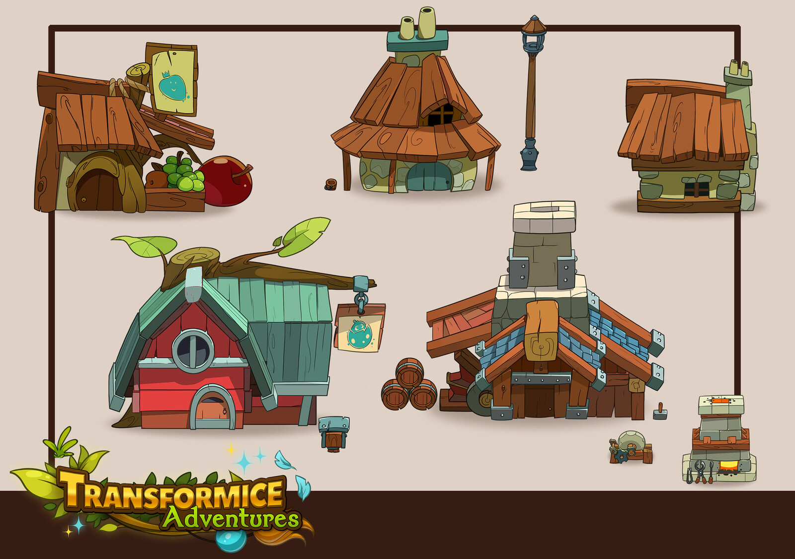 Nicolas Leroy - Concept Art Transformice Adventures