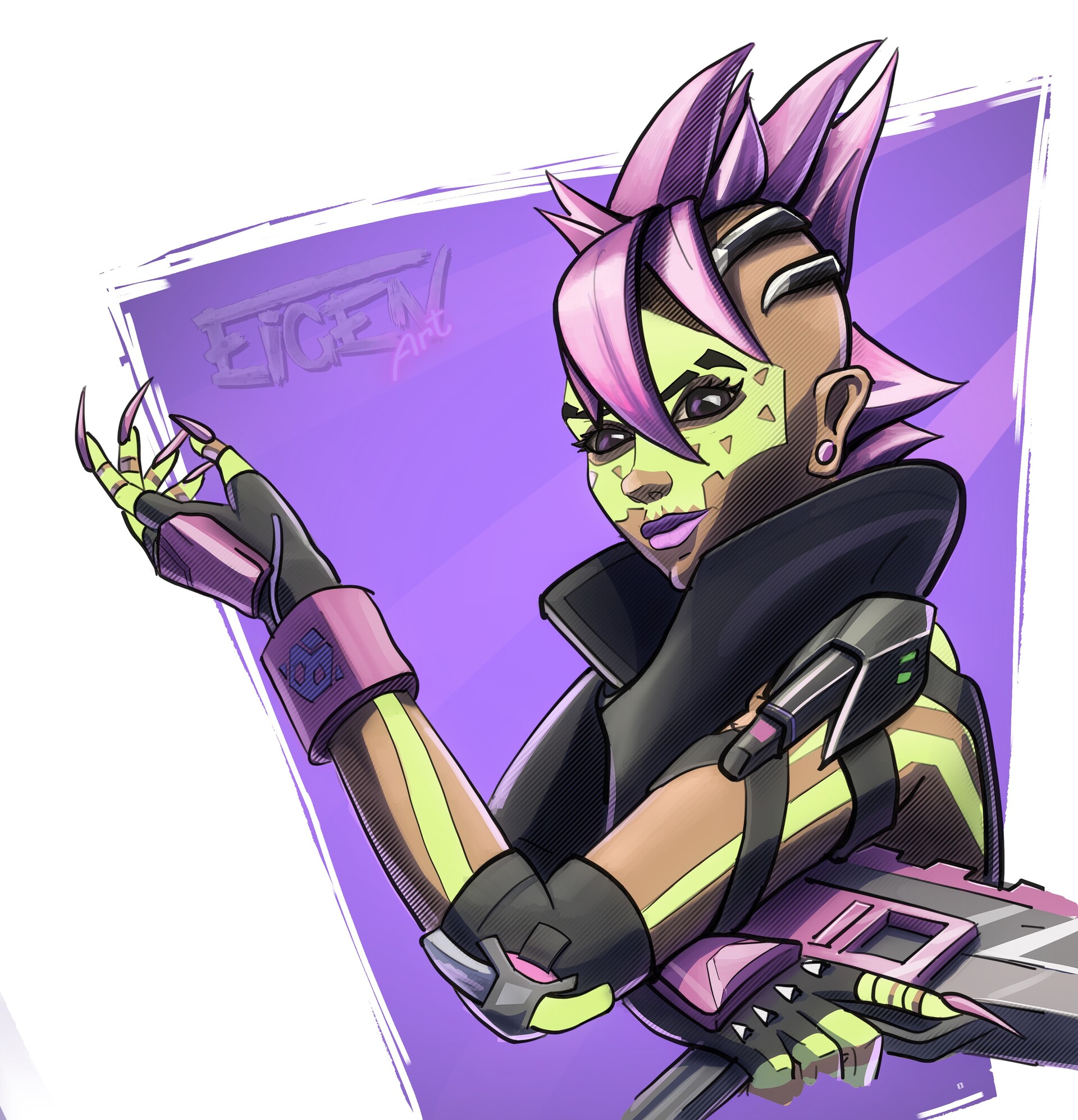 ArtStation - Sobra (Overwatch) fanart