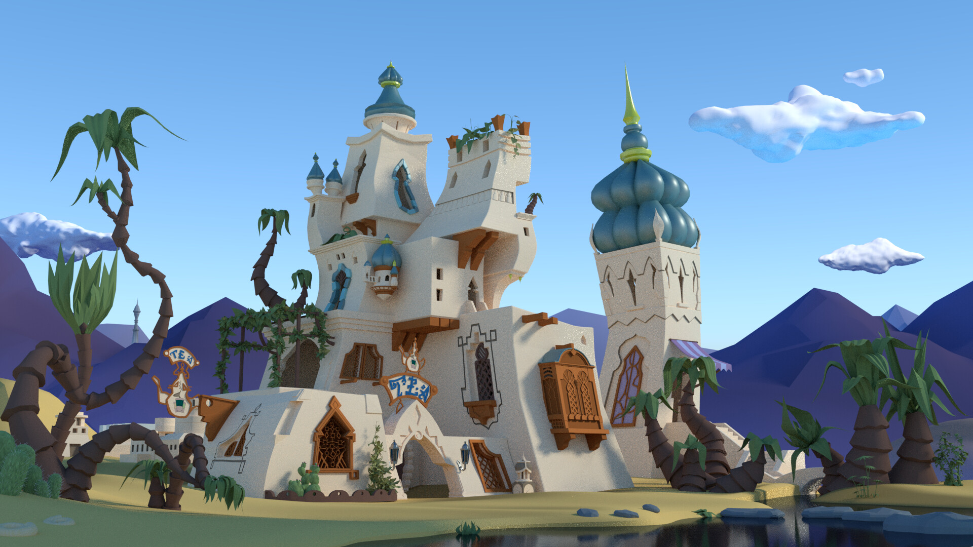 ArtStation - Tea house