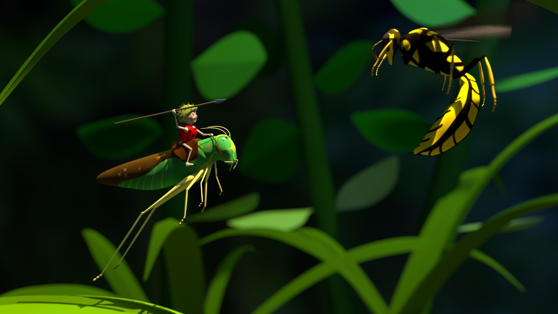 ArtStation - Wasp Fight