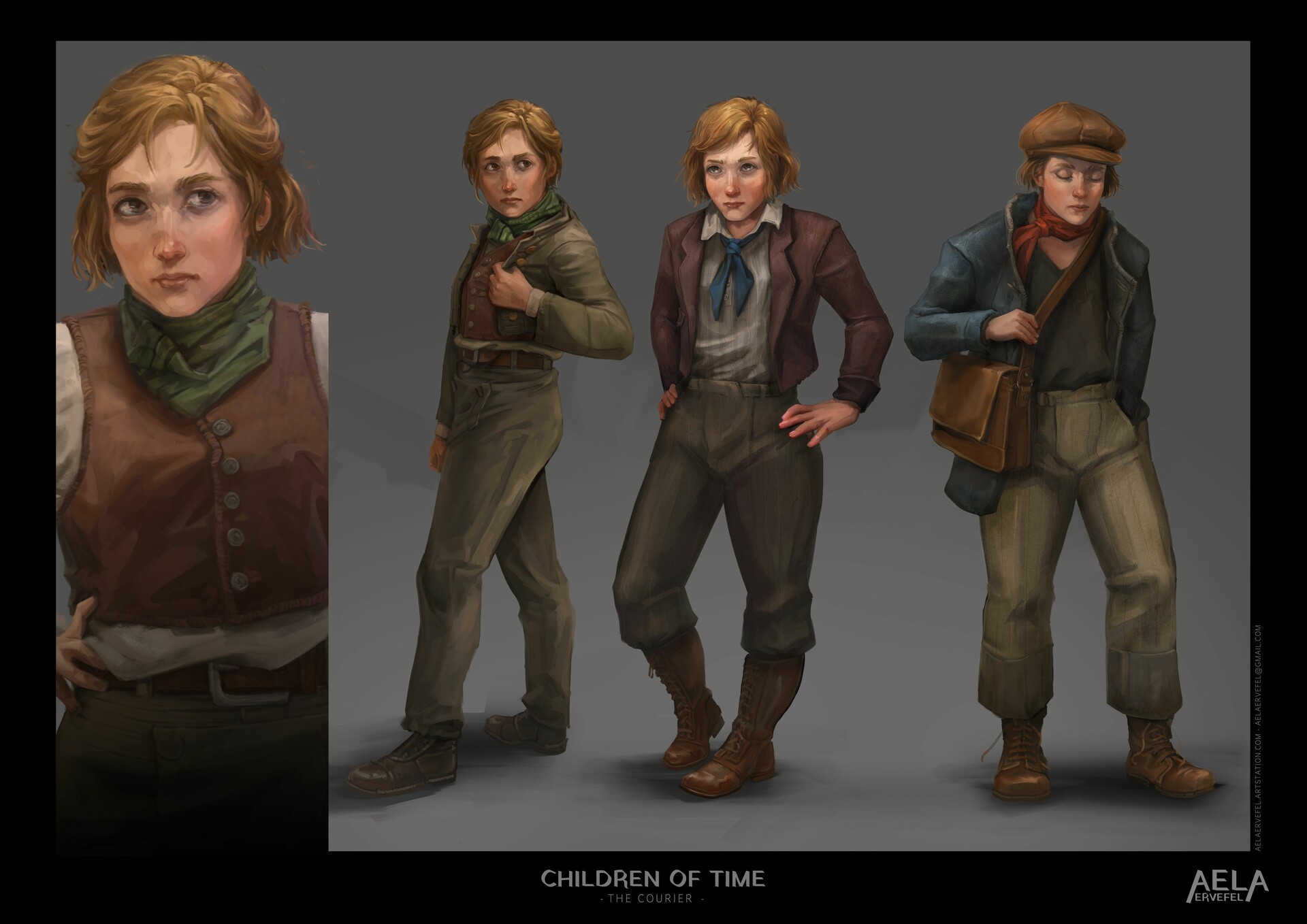ArtStation - Children of Time - The courier