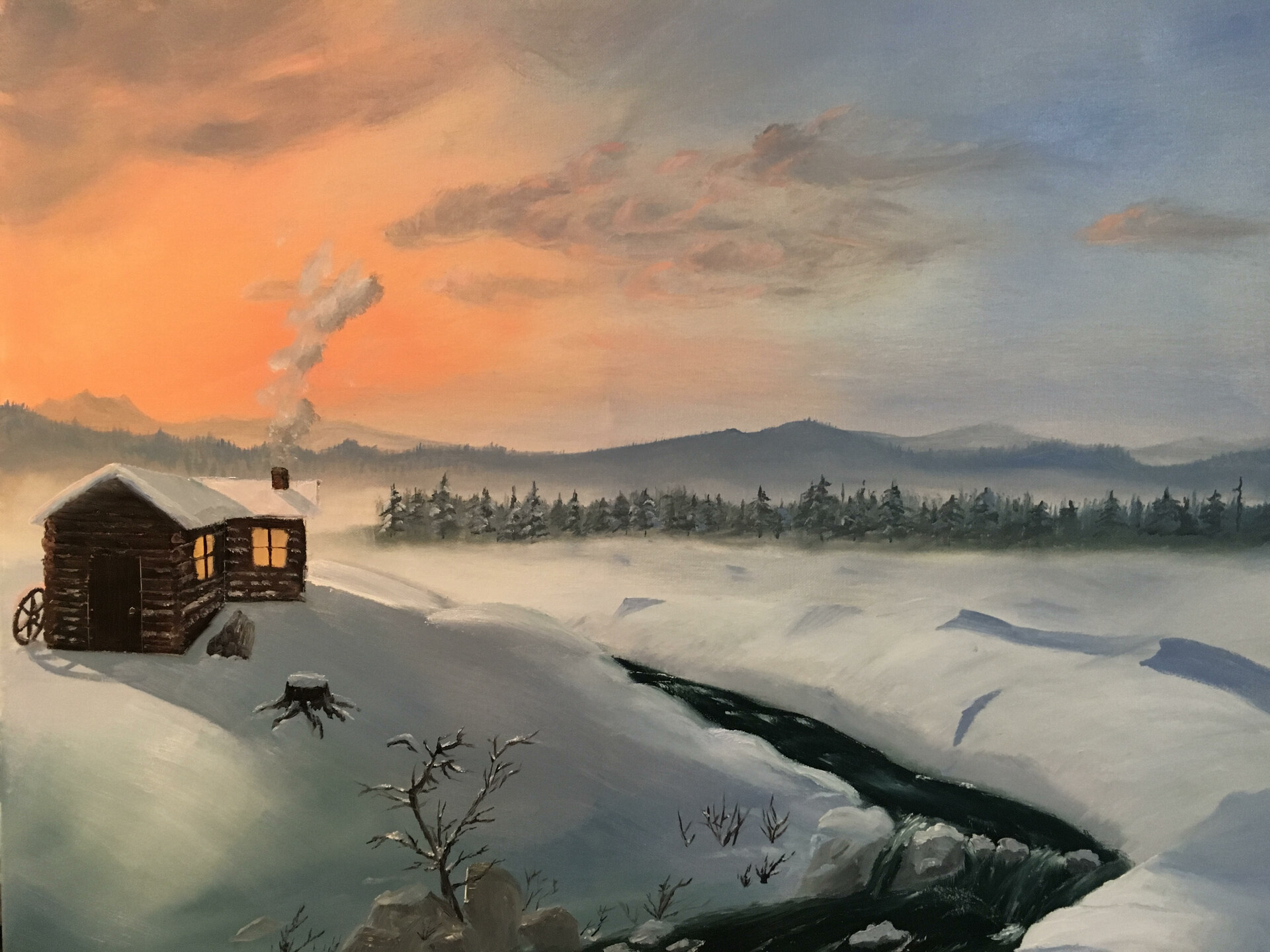 ArtStation - Cozy Cabin