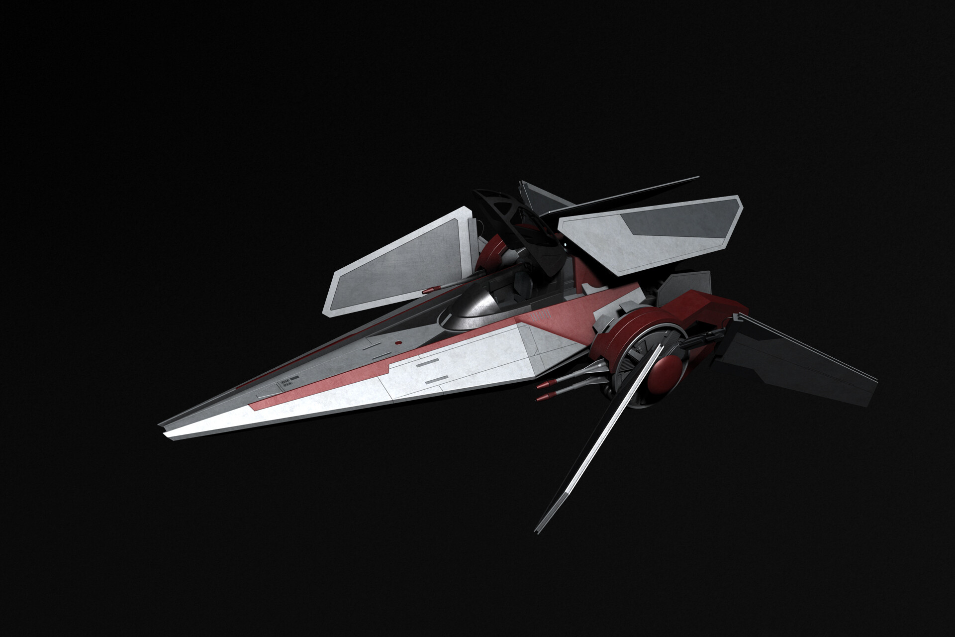 Alexander Ivanov - Grand Army of the Republic V-wing starfighter