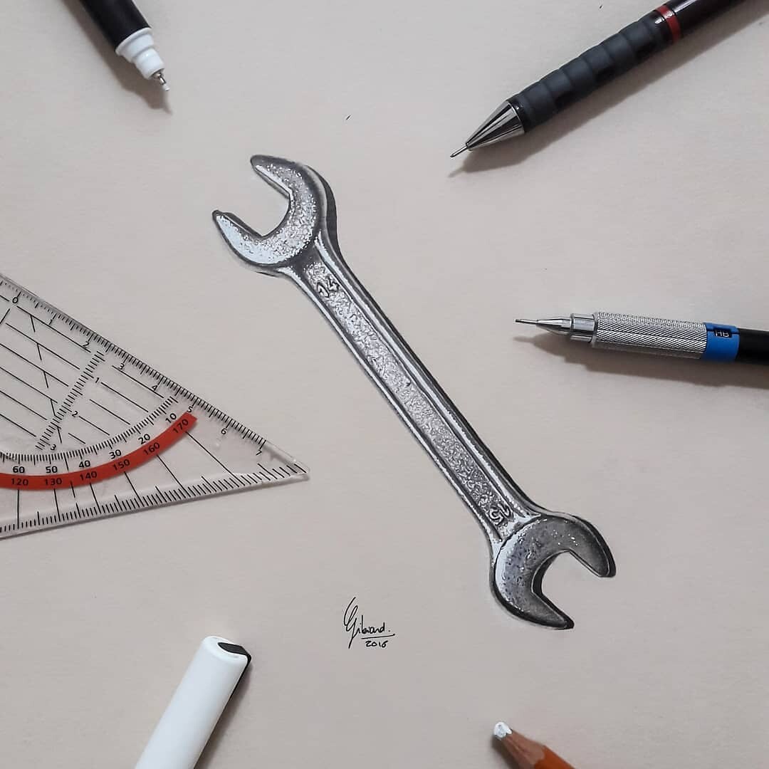 Louis Gibiard - Realistic drawings