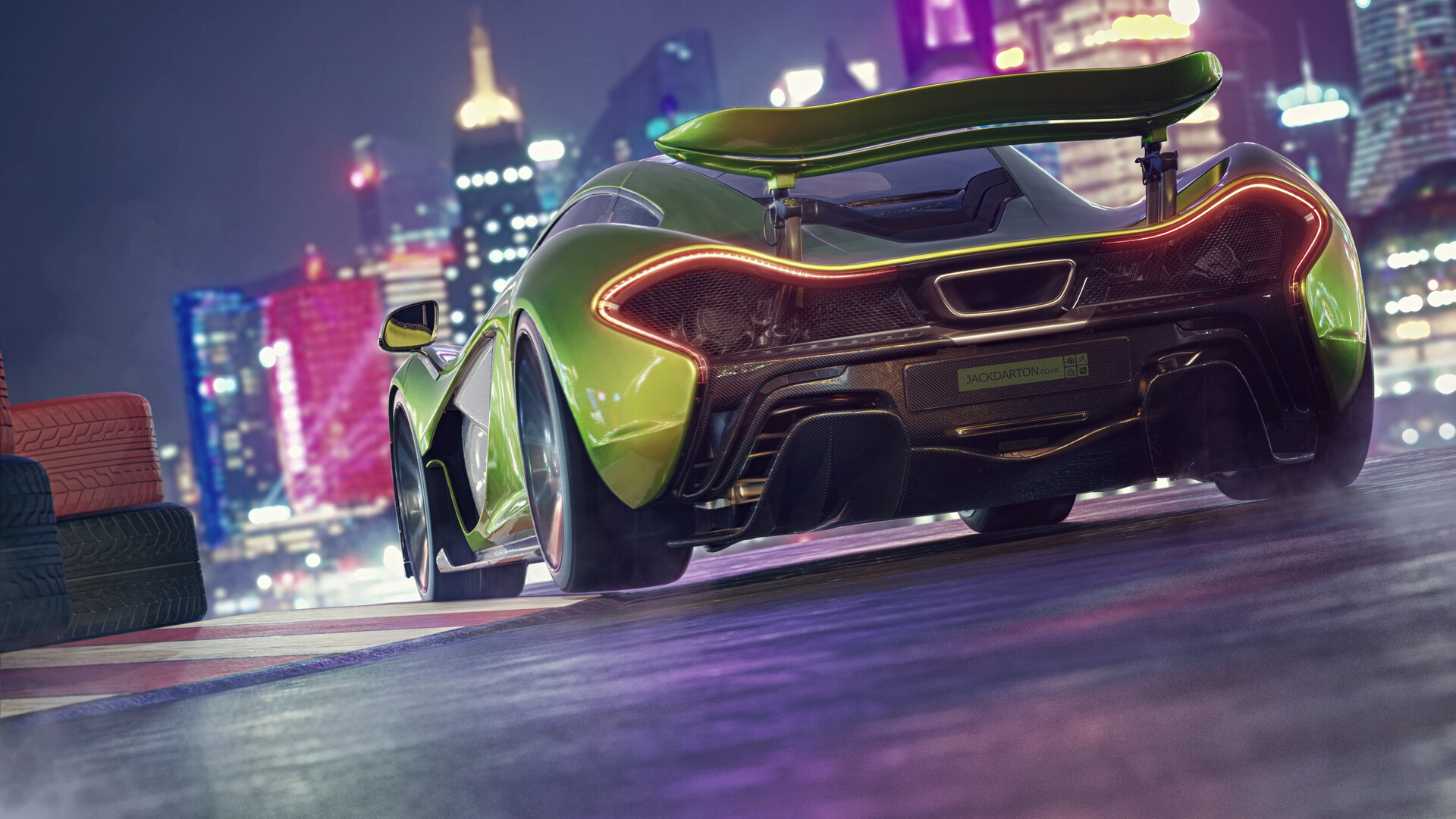 Mclaren P1 Rear
