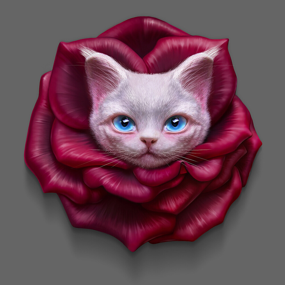 ArtStation - Flower Cats