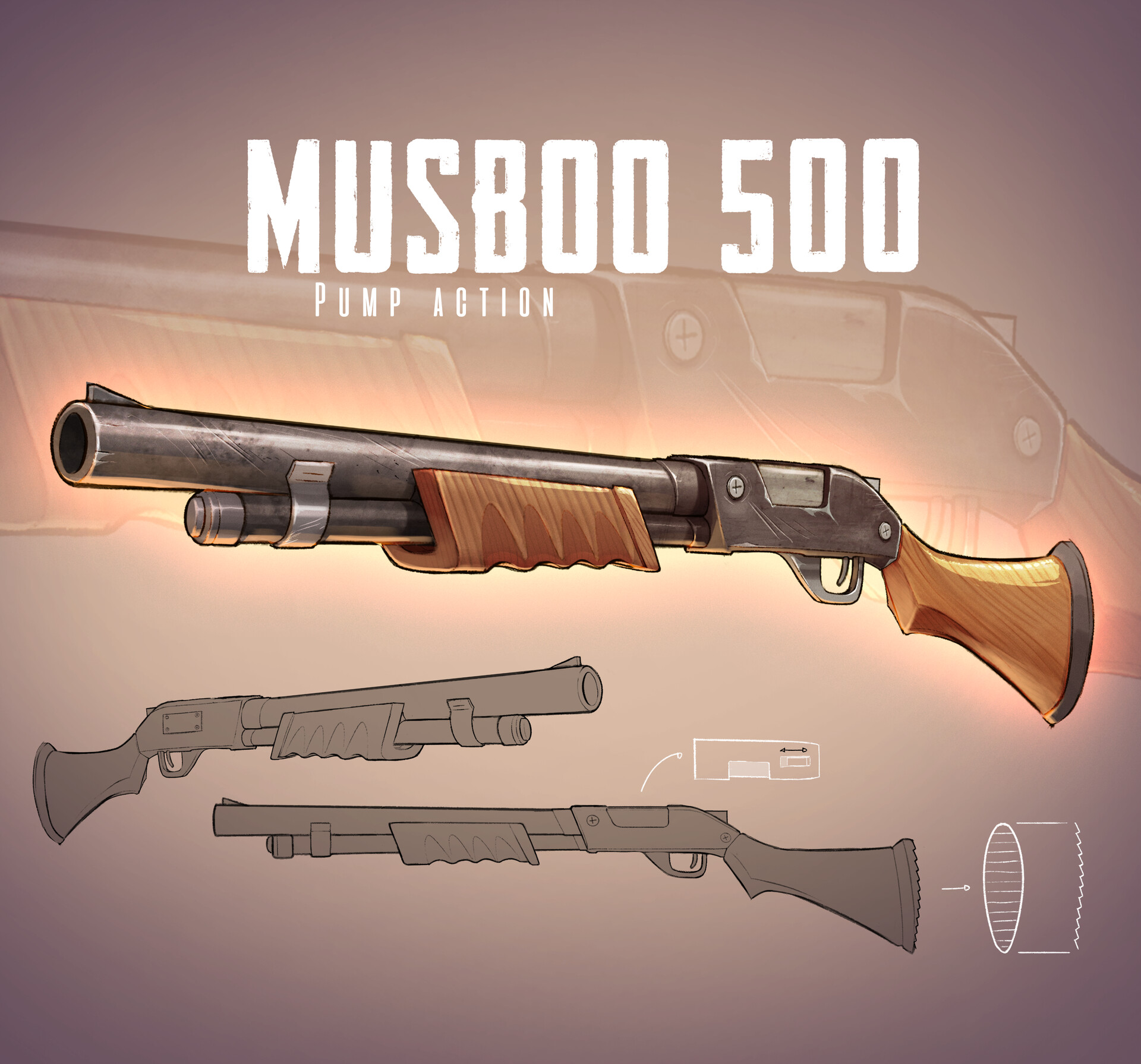 ArtStation - Concept de arma