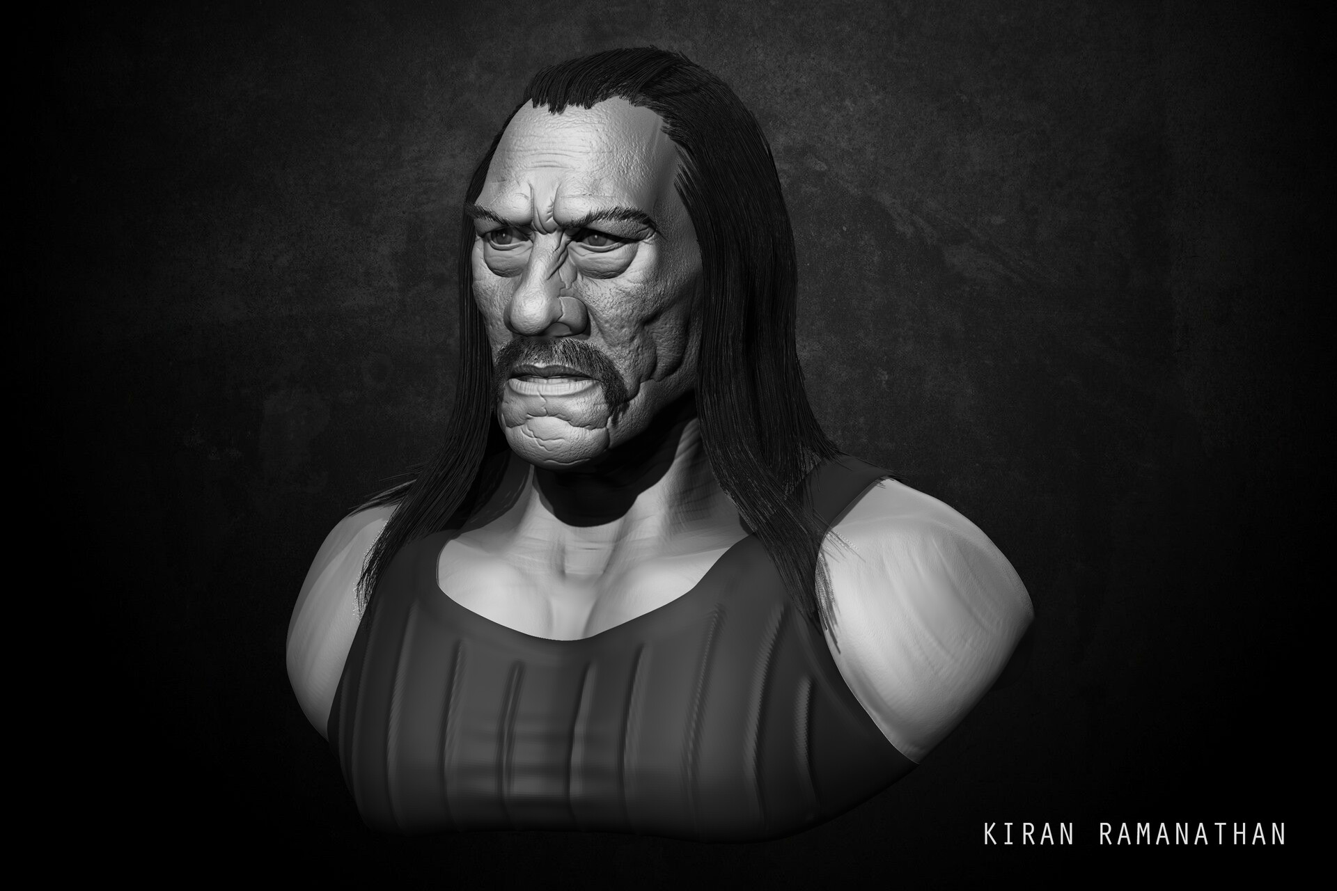 ArtStation - DANNY TREJO - LIKENESS SCULPT