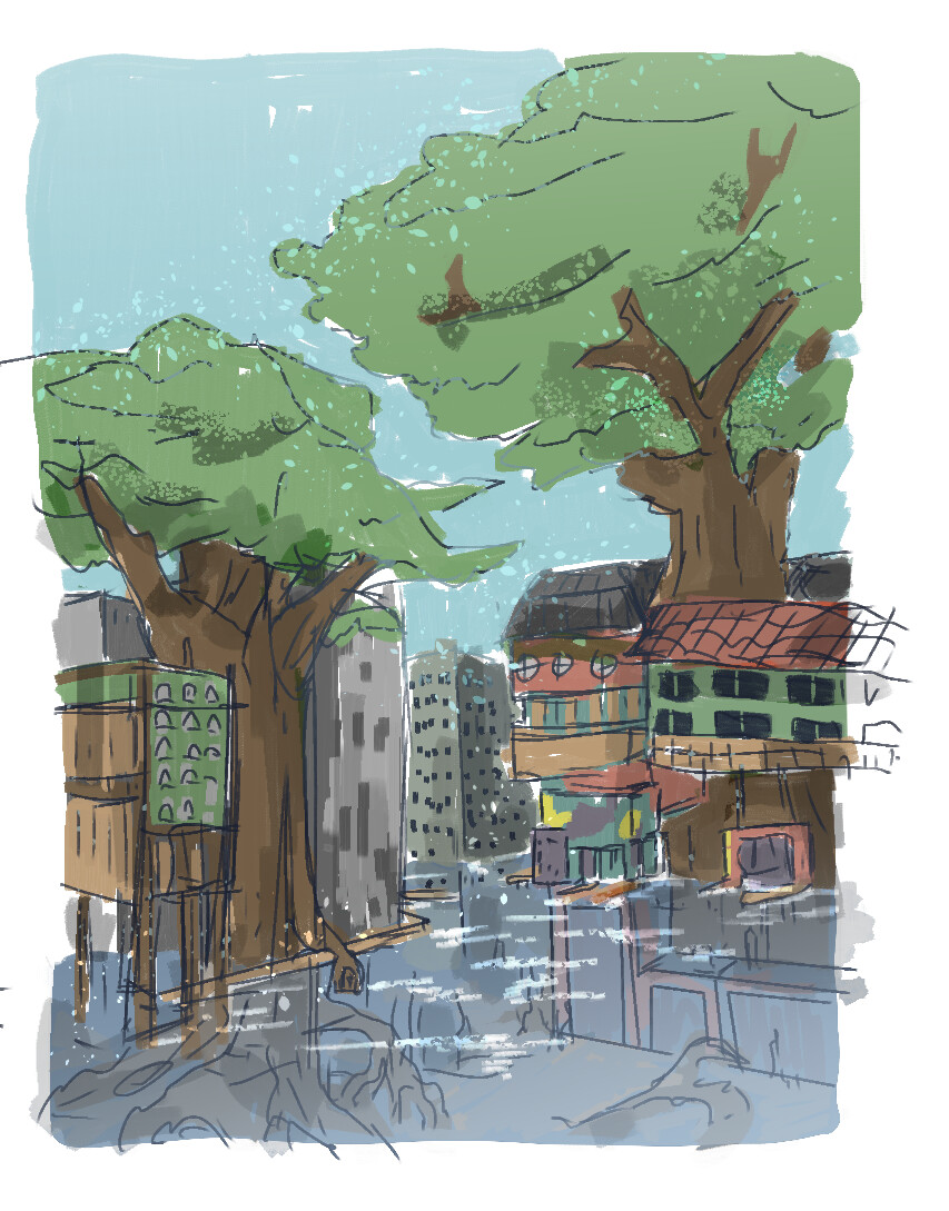 ArtStation - drownd city 02