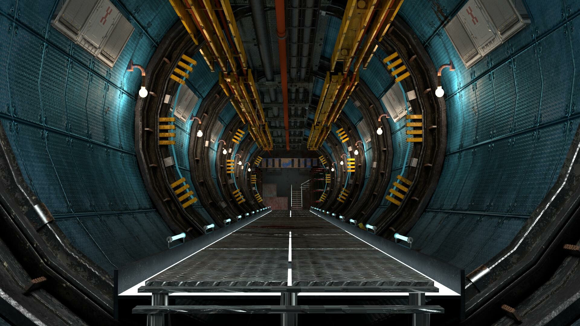 ArtStation - The Tunnel - Game Environment