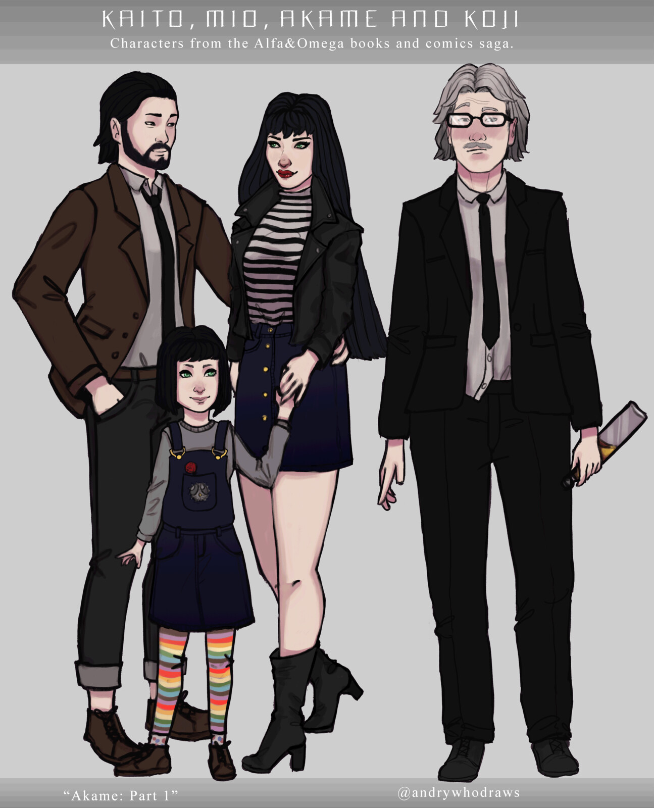 Andreea Greceanu - Akame and her family