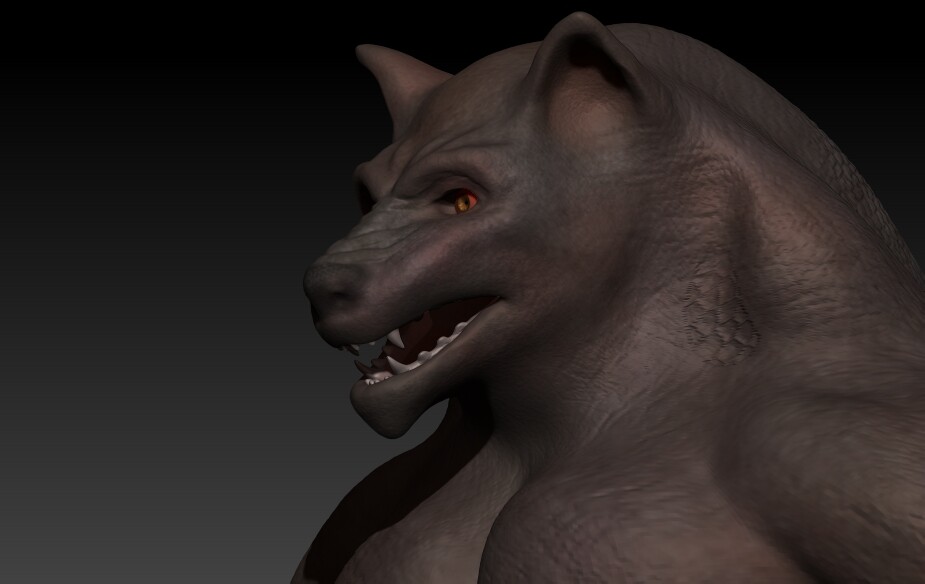 ArtStation - Humanoid Wolf => https://3dexport.com/3dmodel-humanoid ...