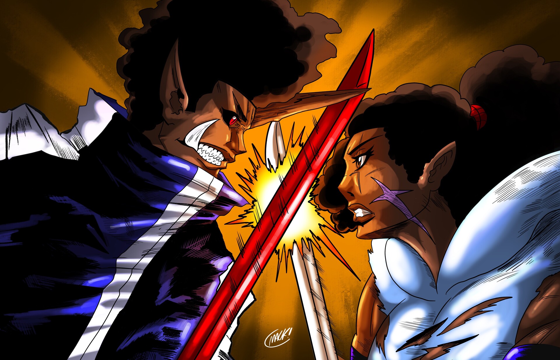 ArtStation - Brooklyn samurai cover CD