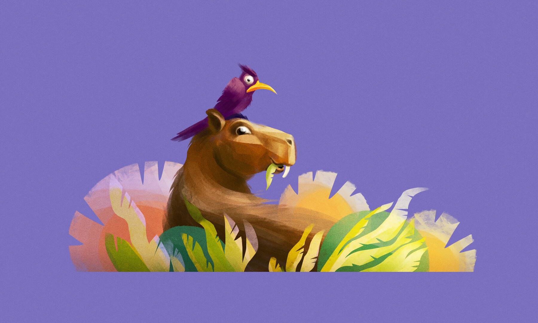 ArtStation - Capybara & Friend