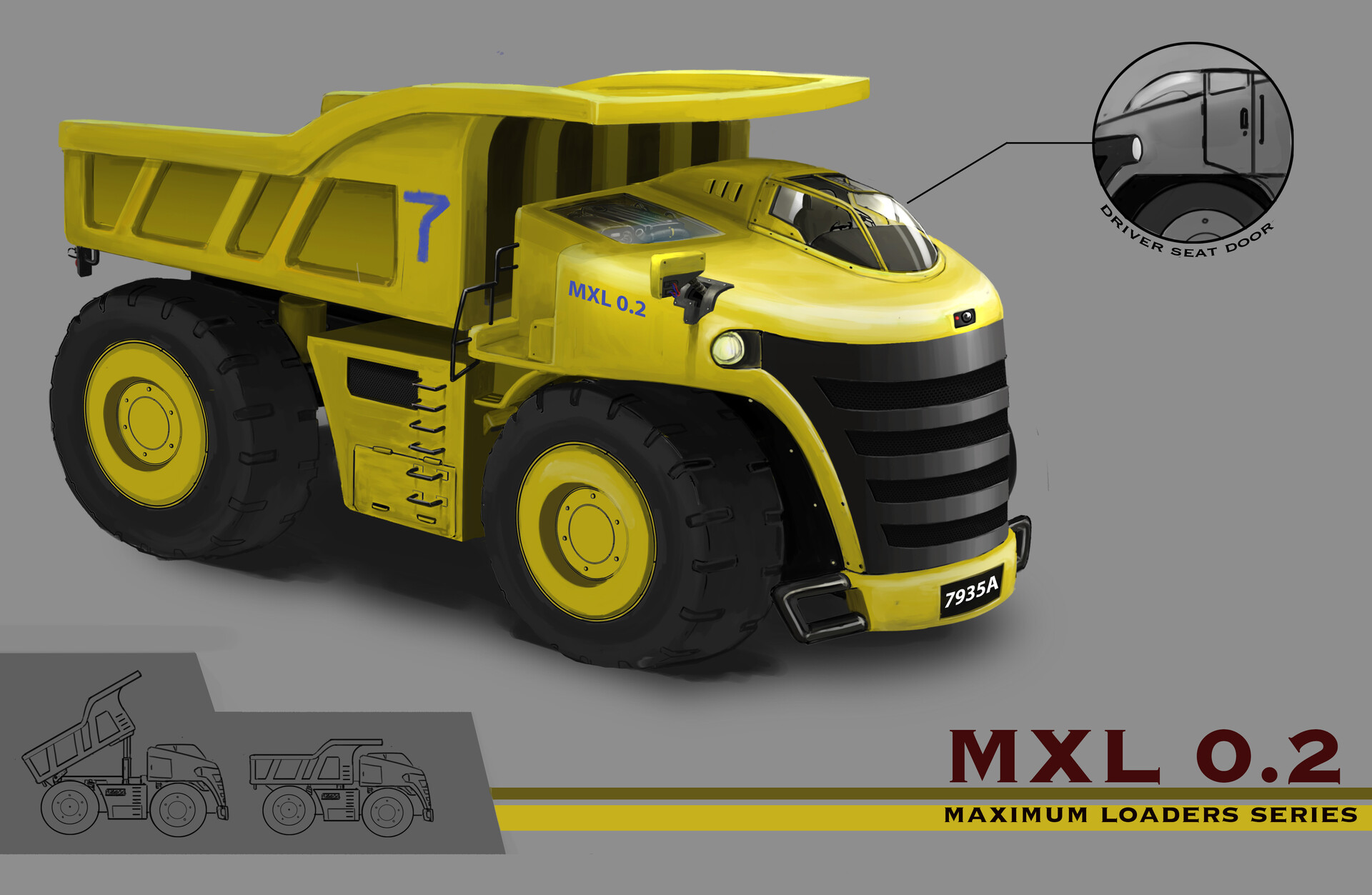 ArtStation - A futuristic farm vehicle reimagined