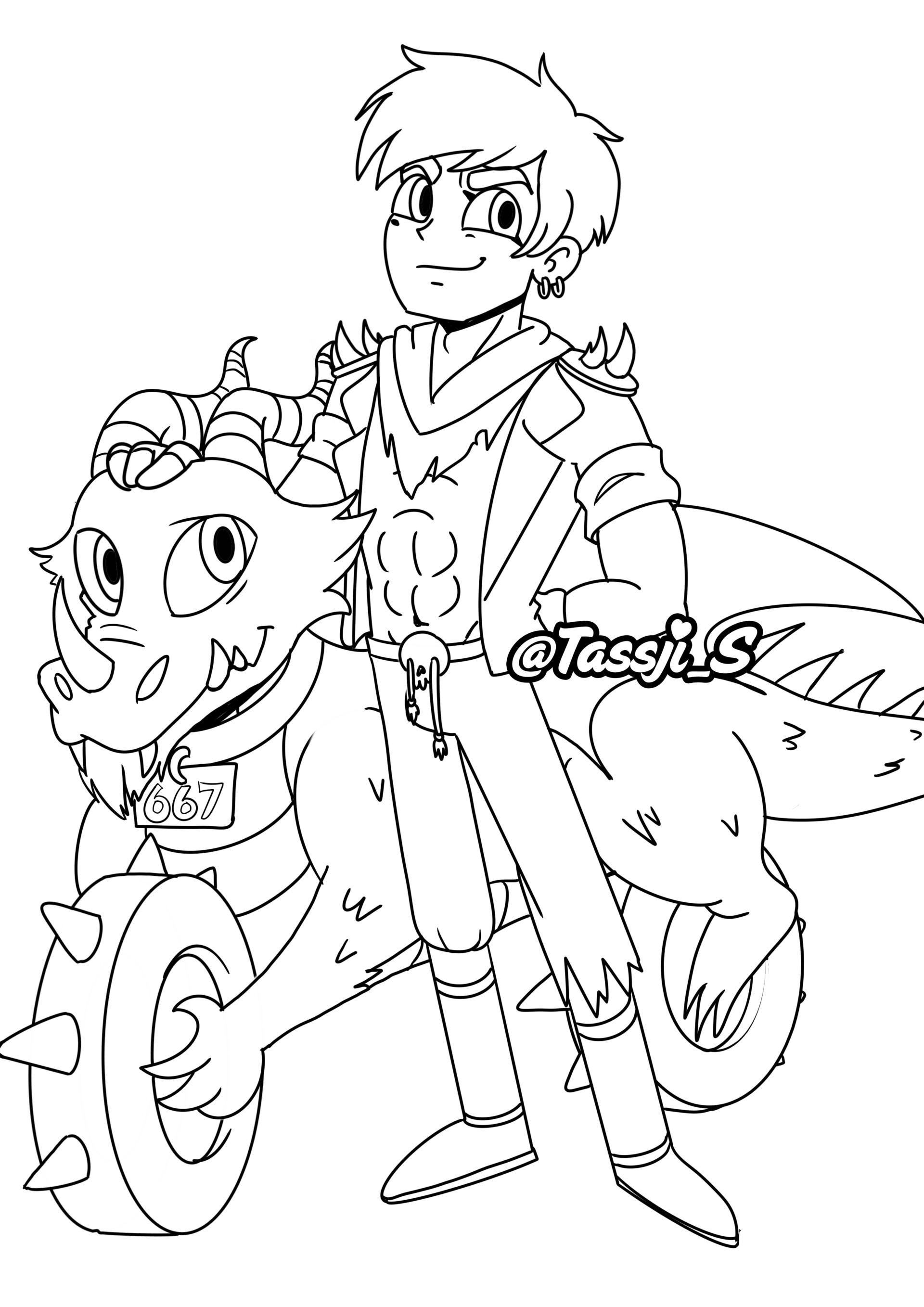 marco diaz coloring pages