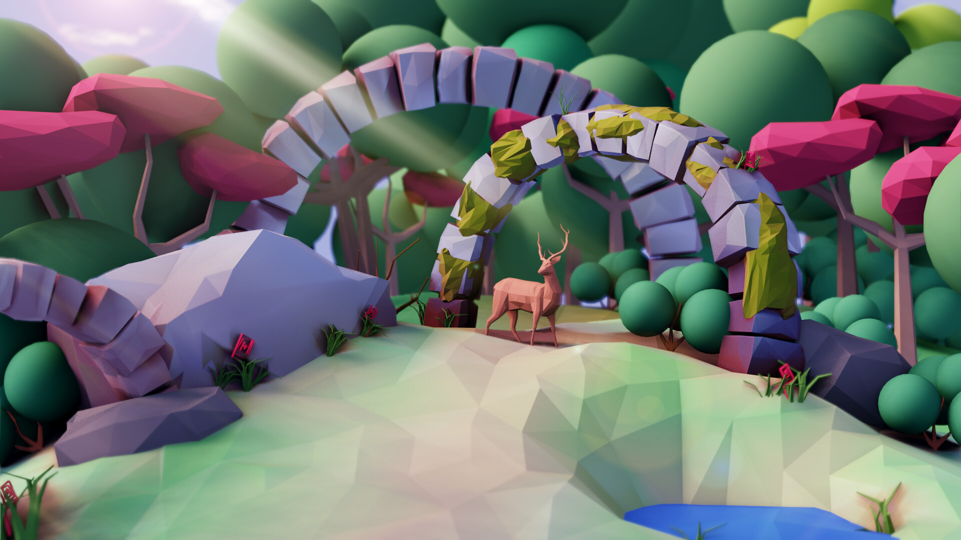 ArtStation - Hidden Pathway (reworked)