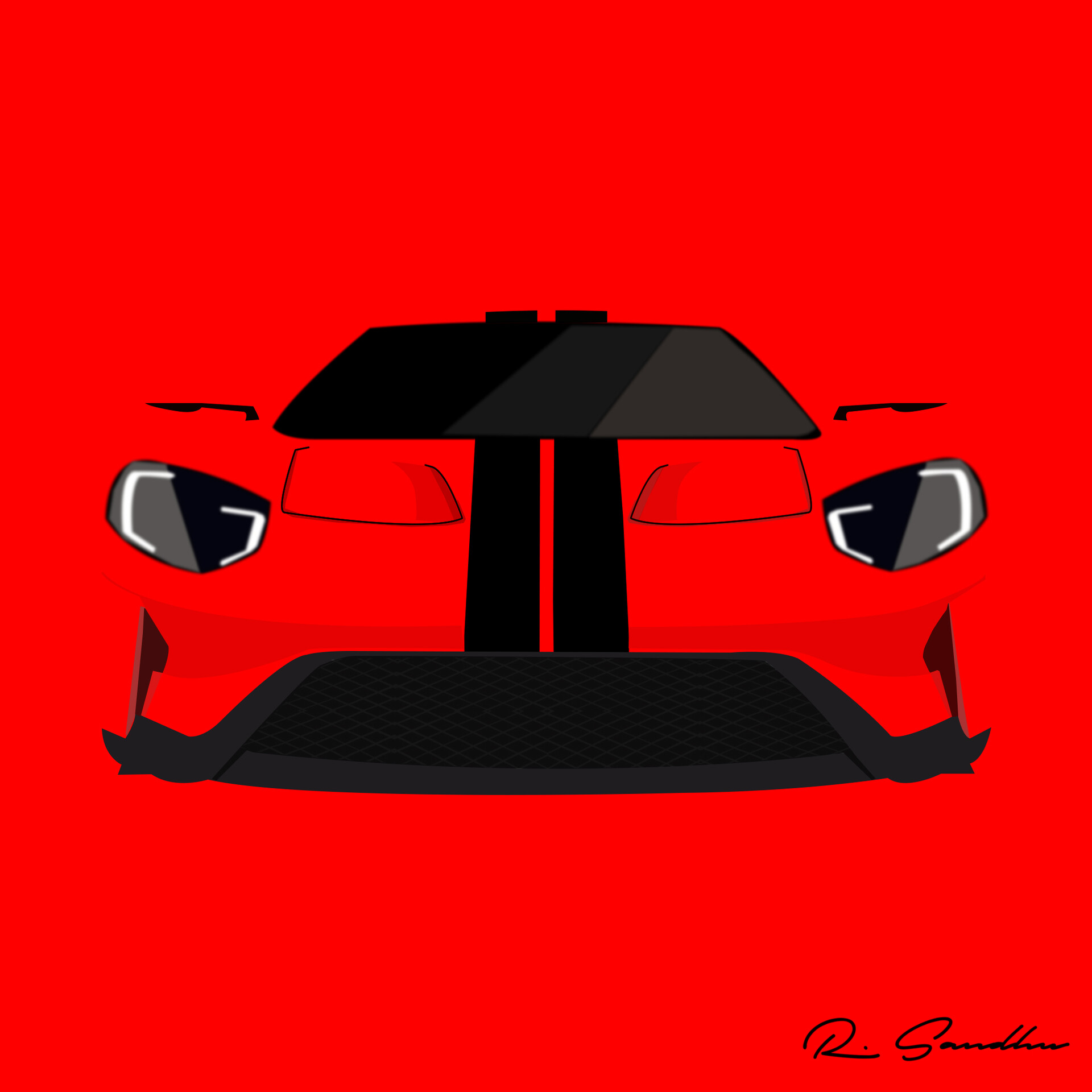 ArtStation - Ford GT 2019