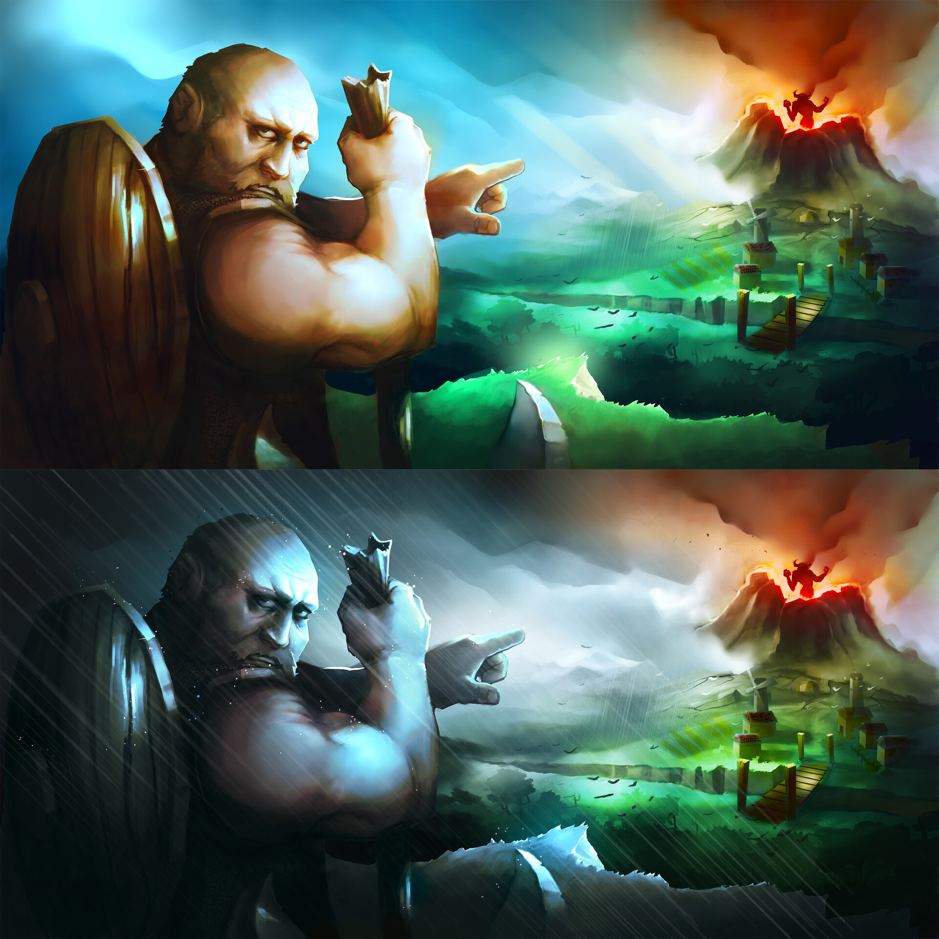 ArtStation - Mage And Minions - Intro Trailer Illustrations