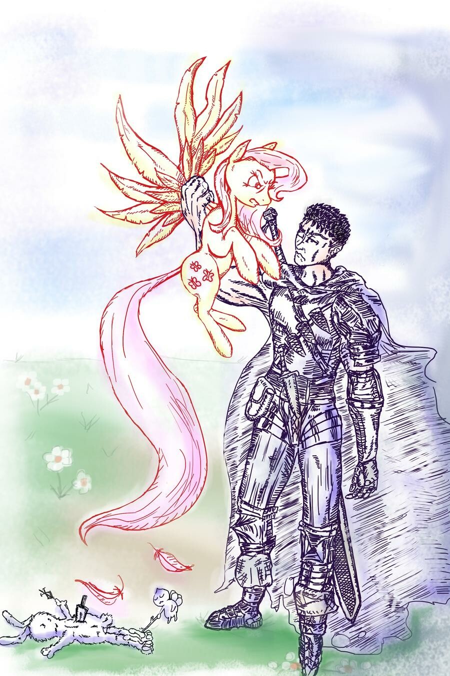 ArtStation - Guts X Fluttershy