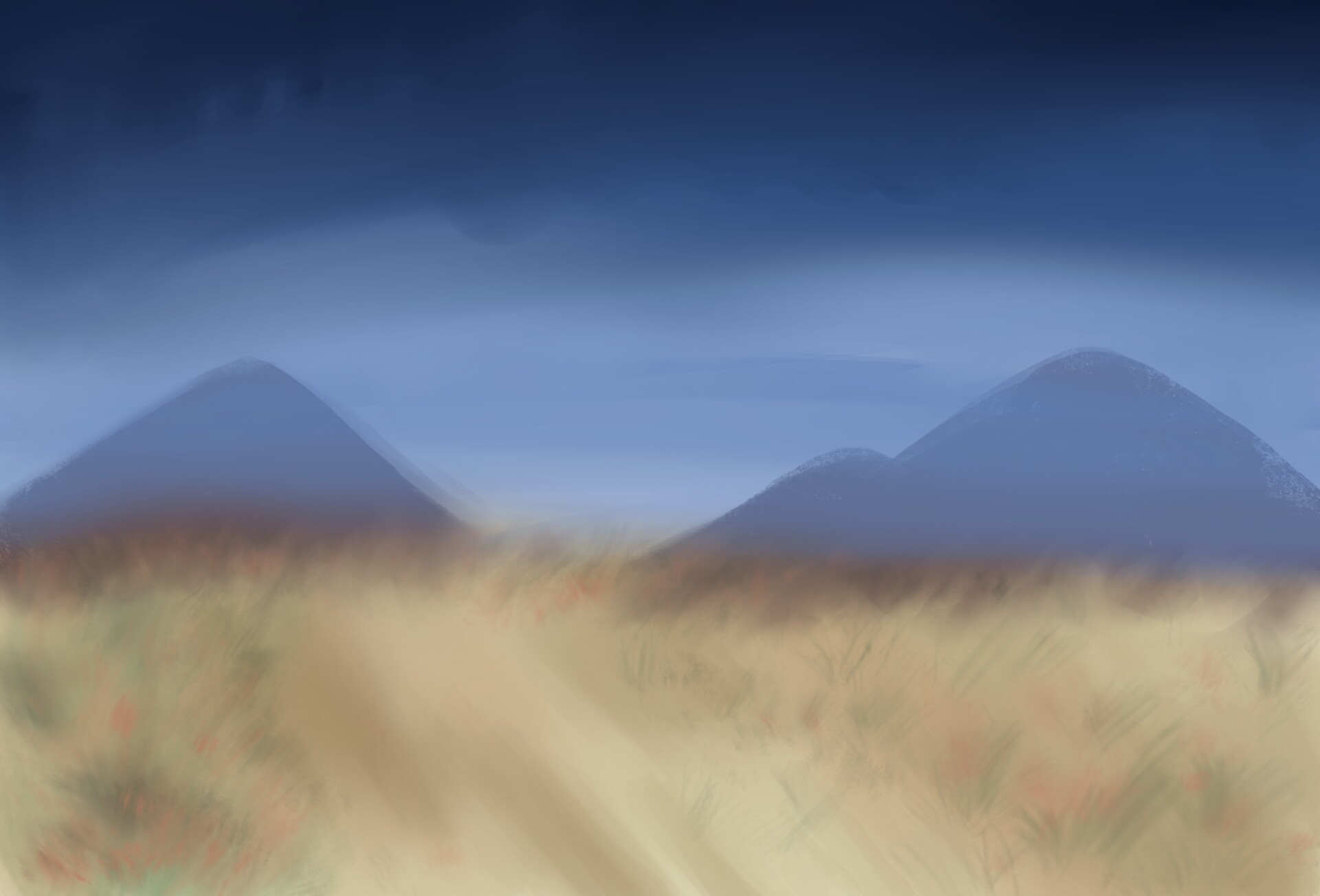 ArtStation - 20 minute landscape challenge