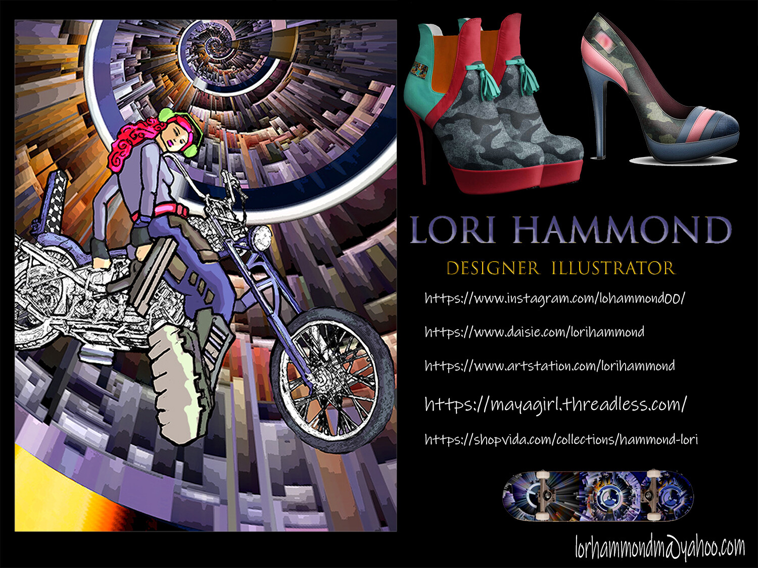 ArtStation - My PROMO card with my illustration and product designs ...