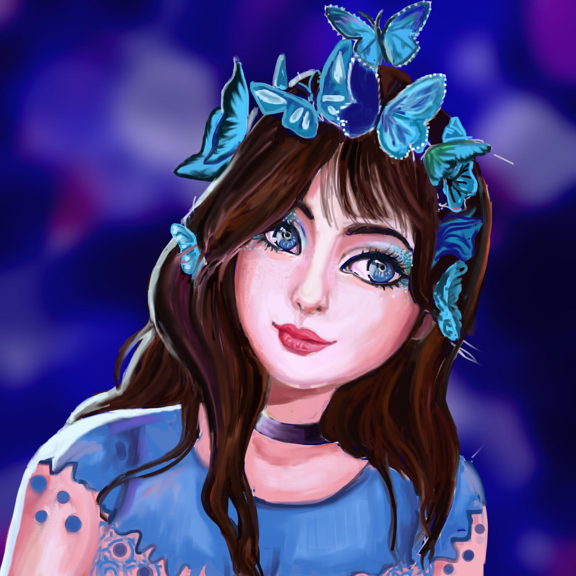 ArtStation - Elaisha the butterfly fairy